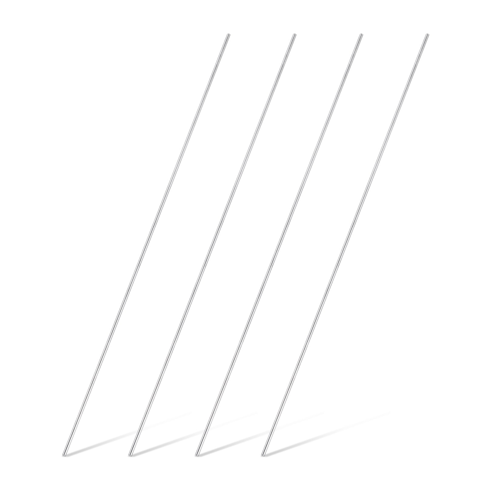 Uxcell 4Pcs 316 Stainless Steel Round Rod 1/8" Dia 15.7" Length Metal ...