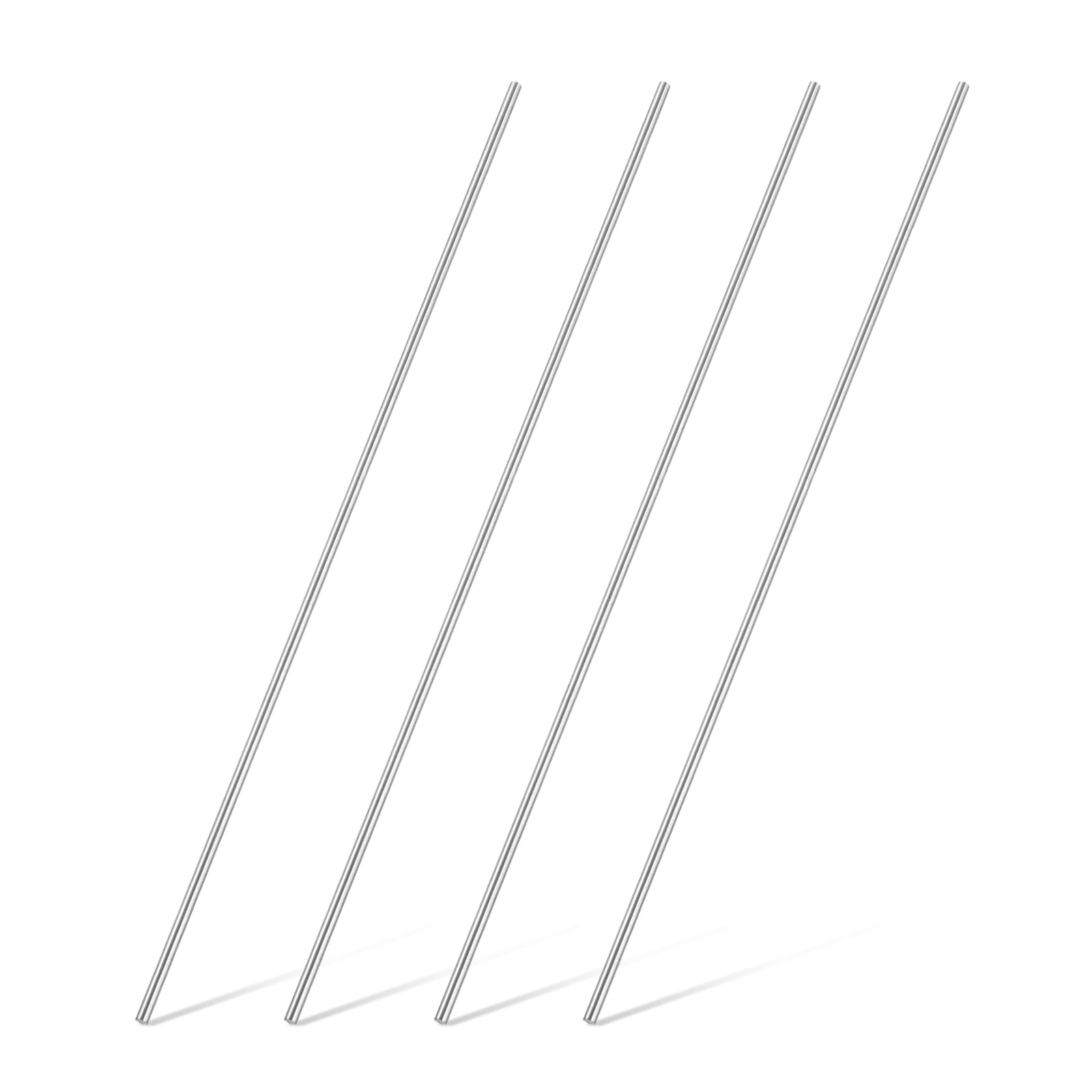 Uxcell 4Pcs 316 Stainless Steel Round Rod 3/16" Dia 15.7" Length Metal ...