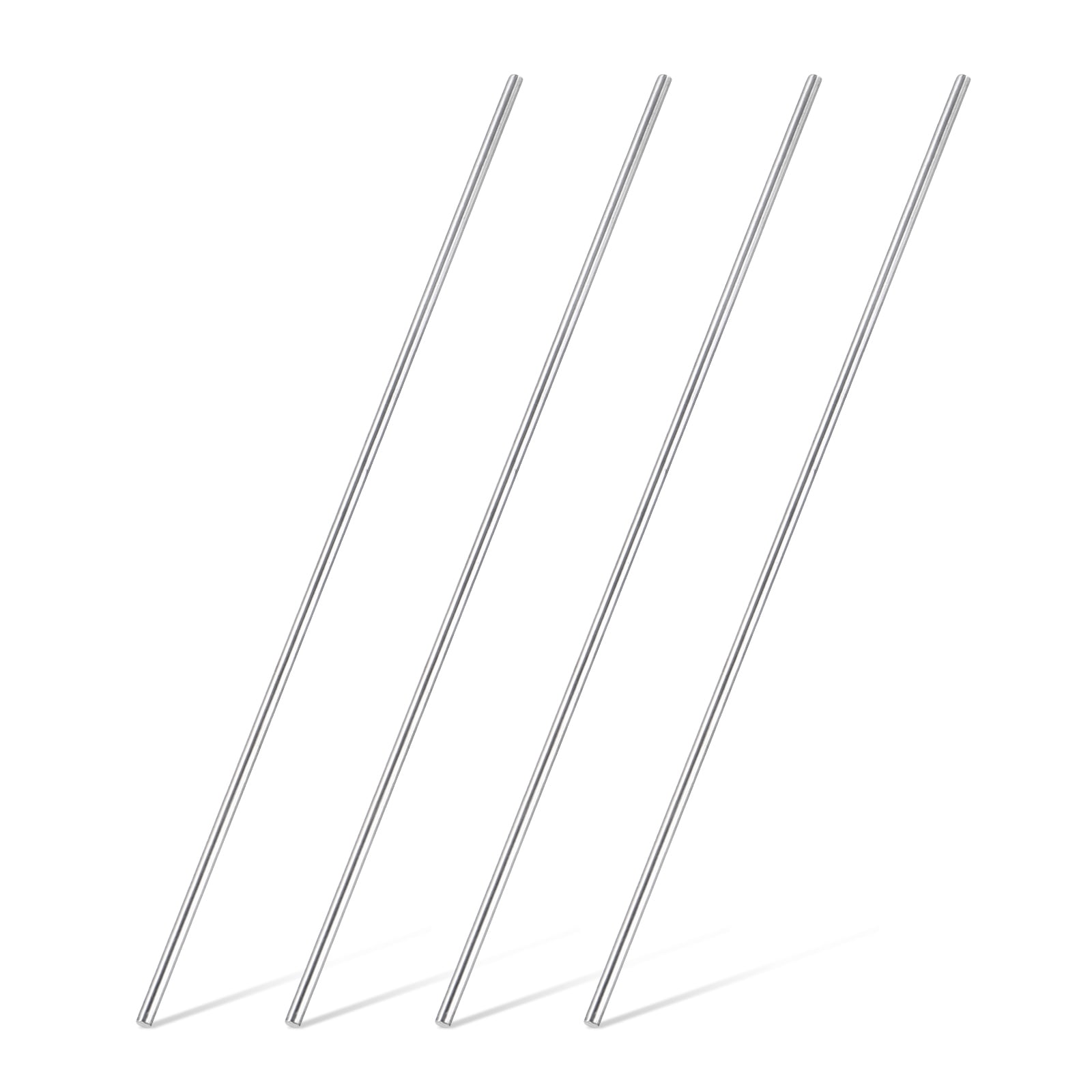 Uxcell 4Pcs 316 Stainless Steel Round Rod 3/16" Dia 7.9" Length Metal ...