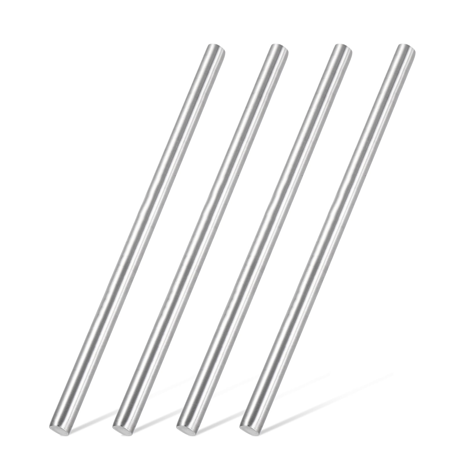 Uxcell 4Pcs 316 Stainless Steel Round Rod 3/8" Dia 7.9" Length Metal ...