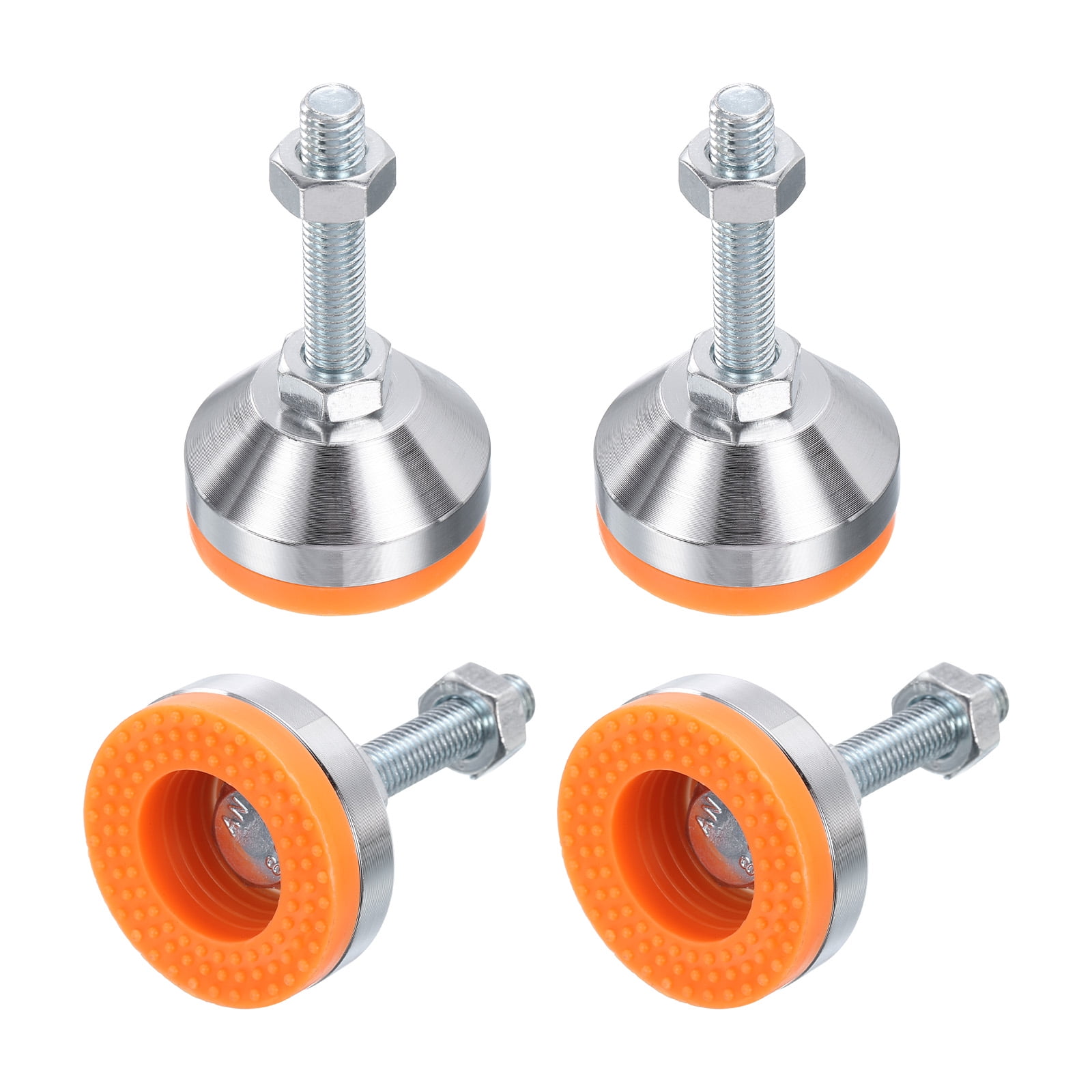 Uxcell 4Pcs Adjustable Leveling Feet, 2" Dia Base M10 x Thread Anti ...