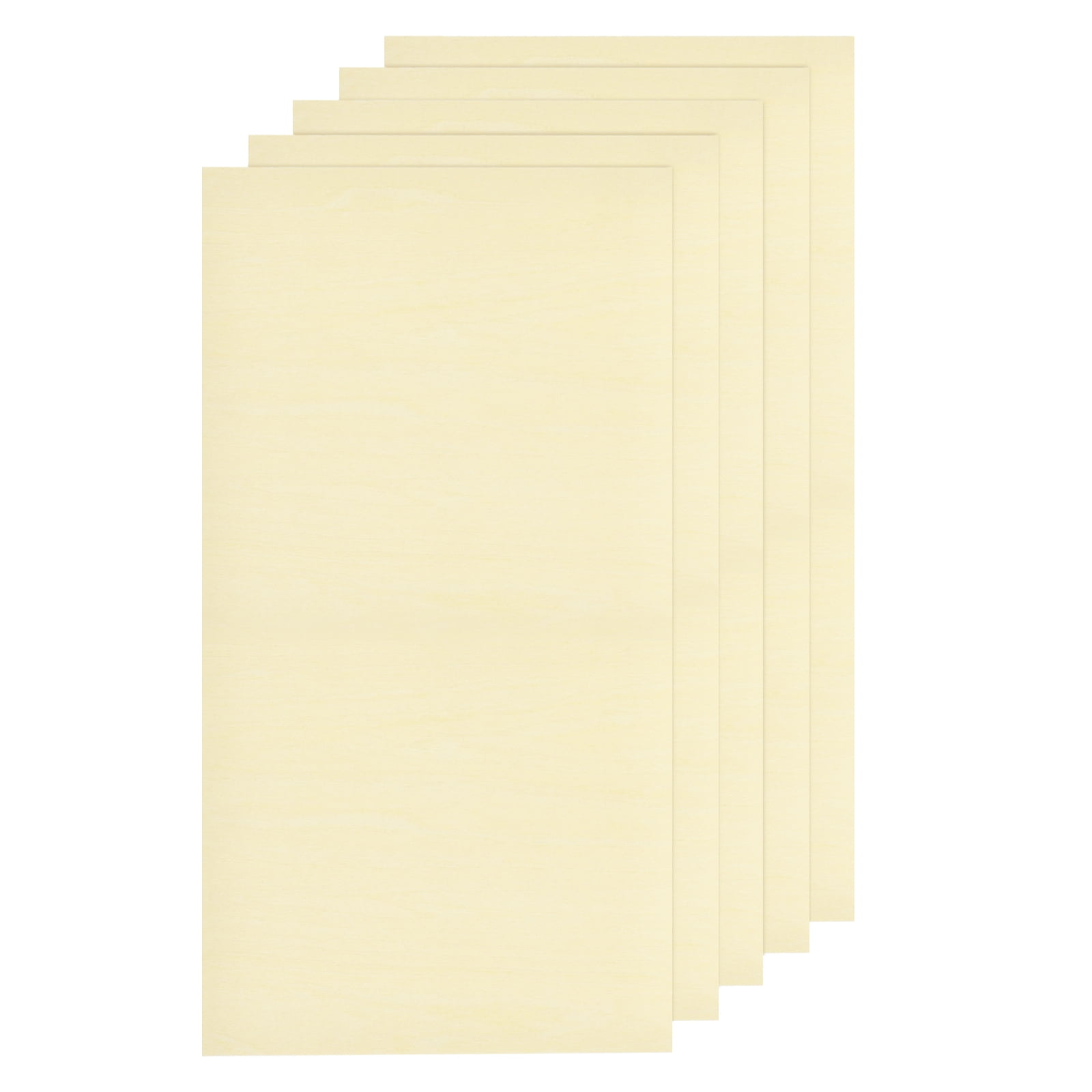 Uxcell 4Pcs Basswood Sheet 11.8 x 8.3 x 0.12 Inch Unfinished Wood ...