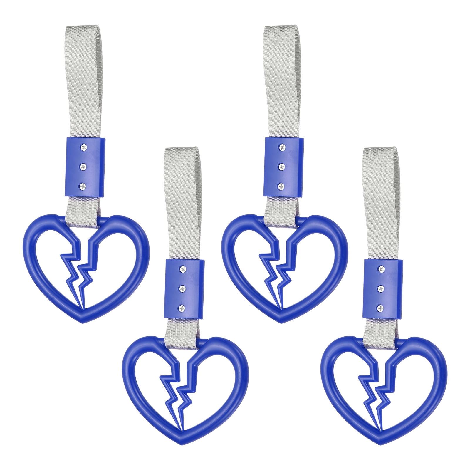 Uxcell 4Pcs Broken Heart Shaped Car Handle Straps, Car Hanging ...