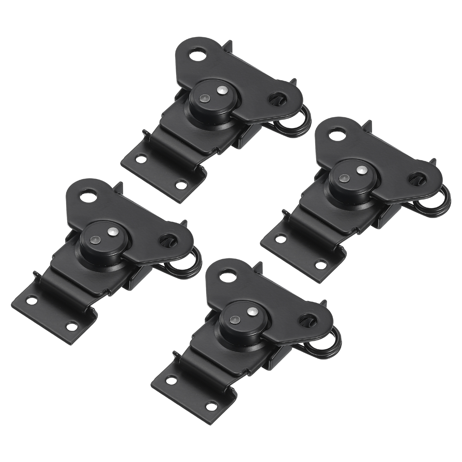 Uxcell 4Pcs Butterfly Twist Latch, 2.8 Inch Alloy Spring Loaded Twist ...