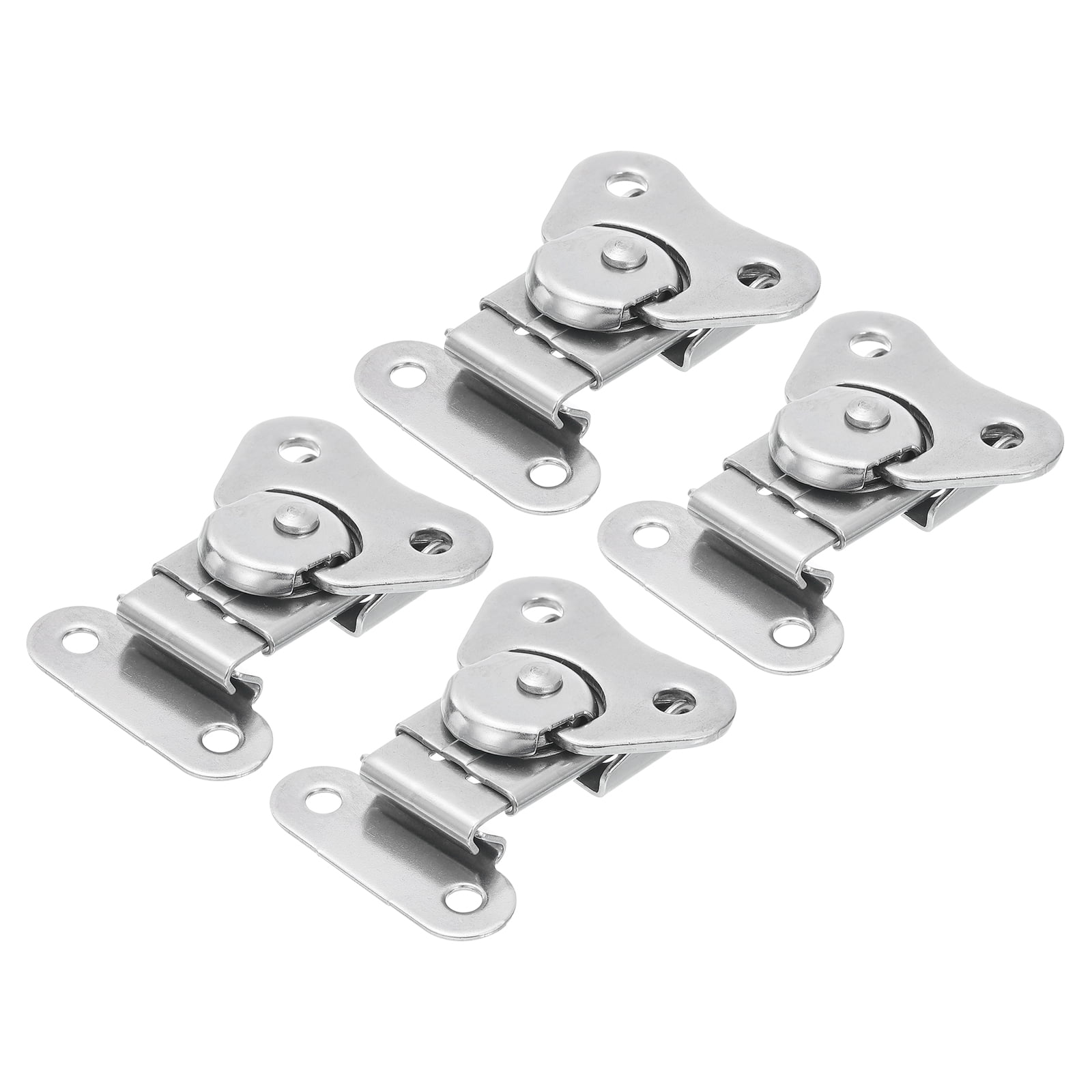 Uxcell 4Pcs Butterfly Twist Latch, 2 Inch Stainless Steel Spring Loaded ...