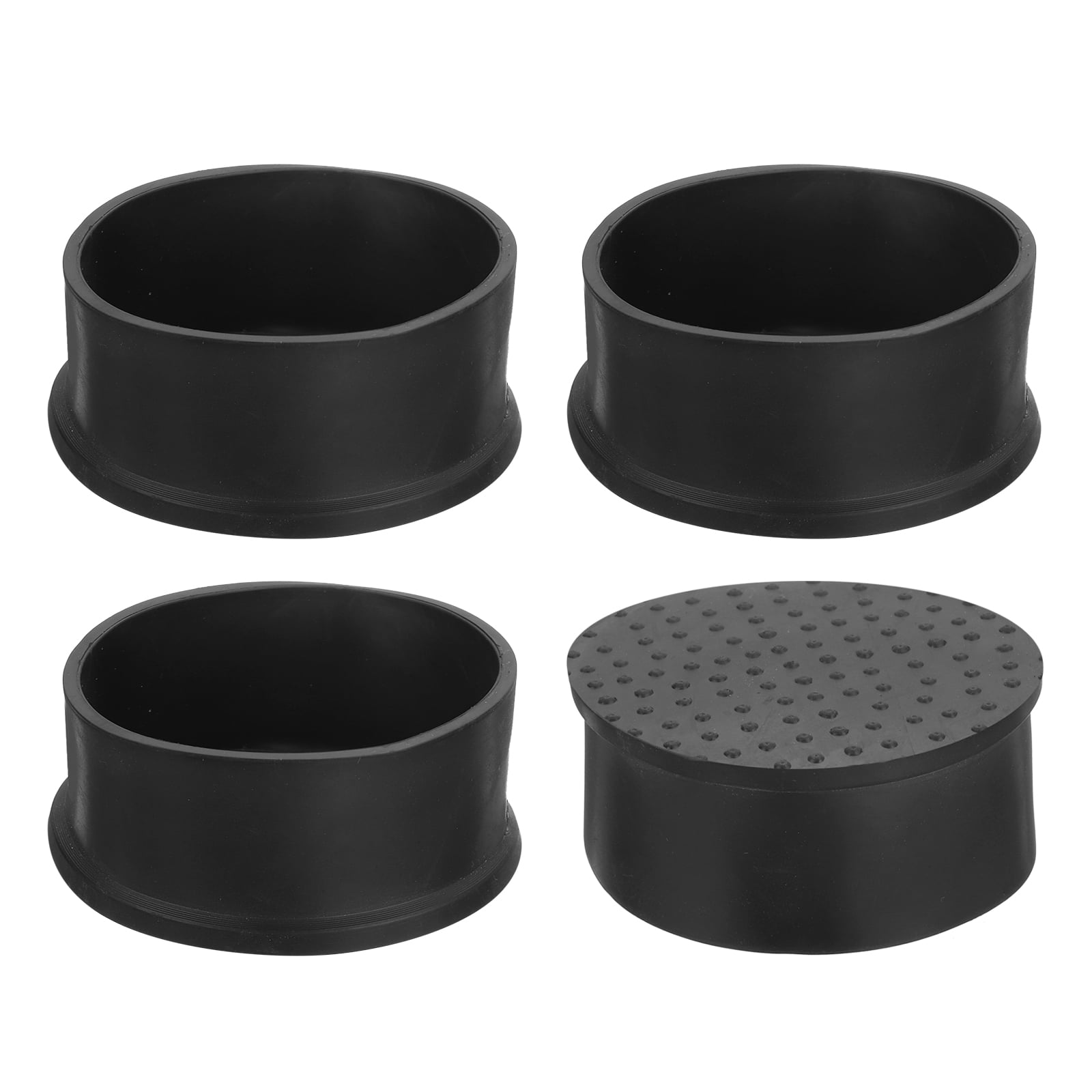 Uxcell 4Pcs Chair Leg Caps, 80mm (3-1/7 Inch) Non-Marking PVC Chair Leg ...