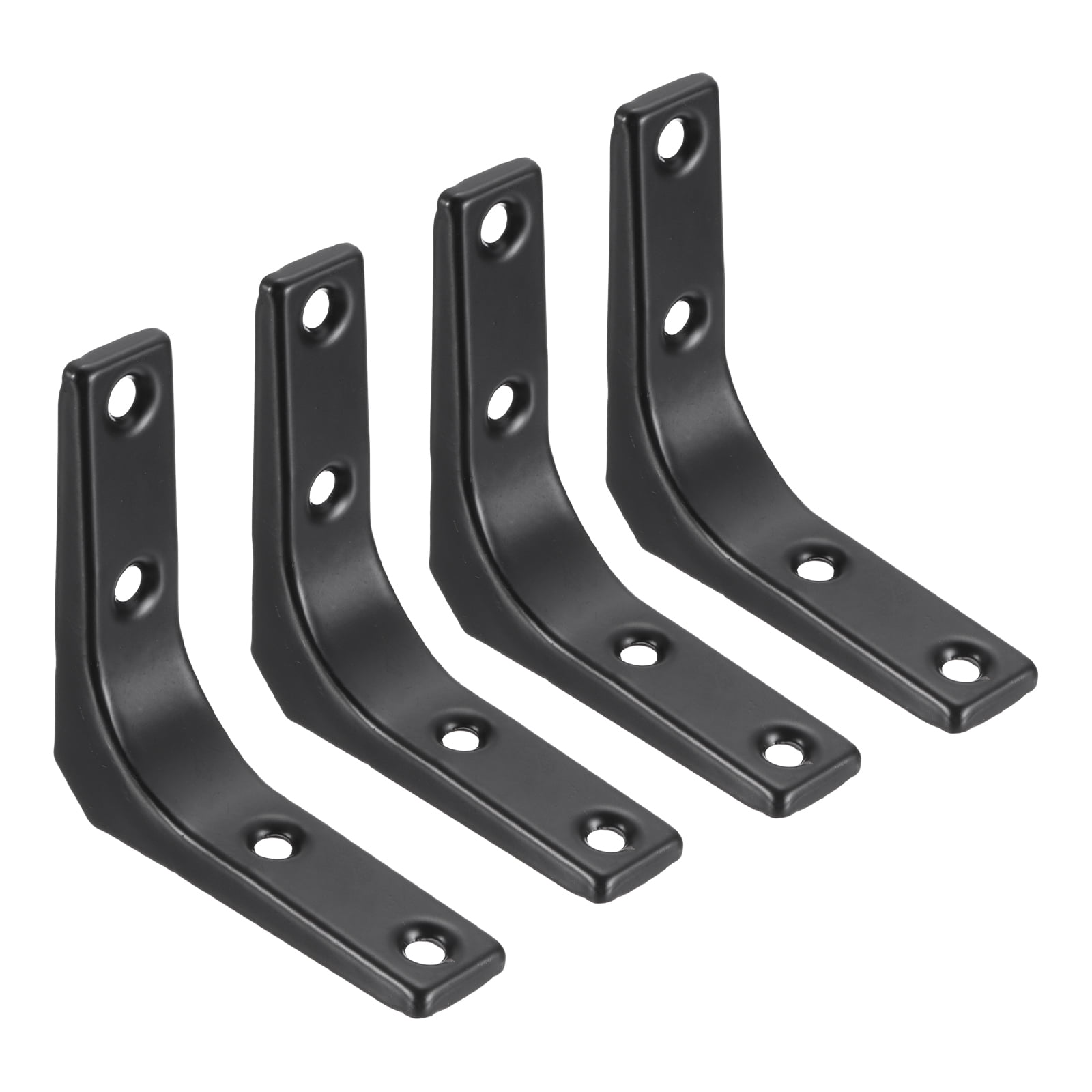 Uxcell 4Pcs Floating Shelf Brackets, 3 x 3 Inch Heavy Duty Wall Shelf ...