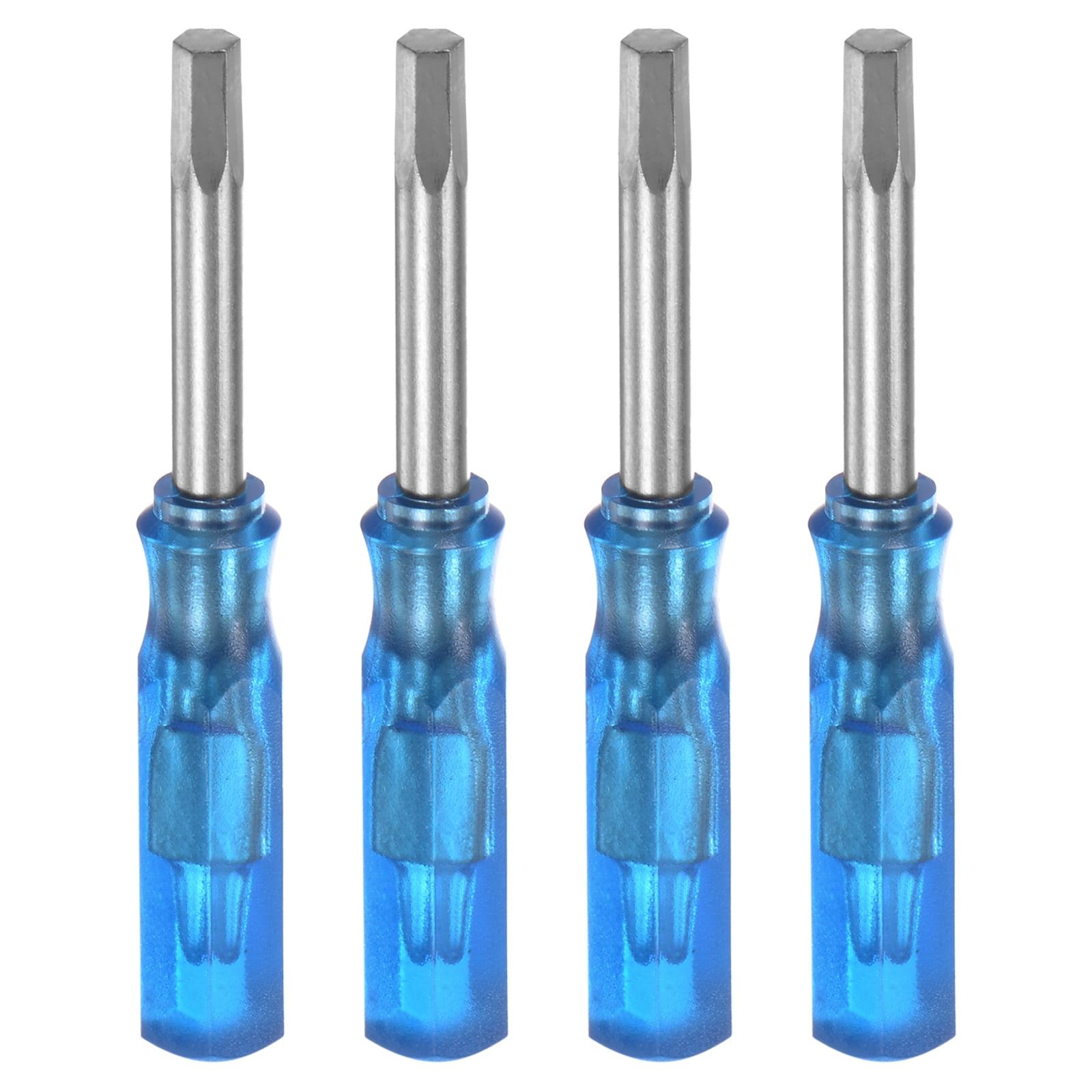 Uxcell 4Pcs Hex Screwdriver H2.5 Magnetic Carbon Steel Hexagonal Head ...