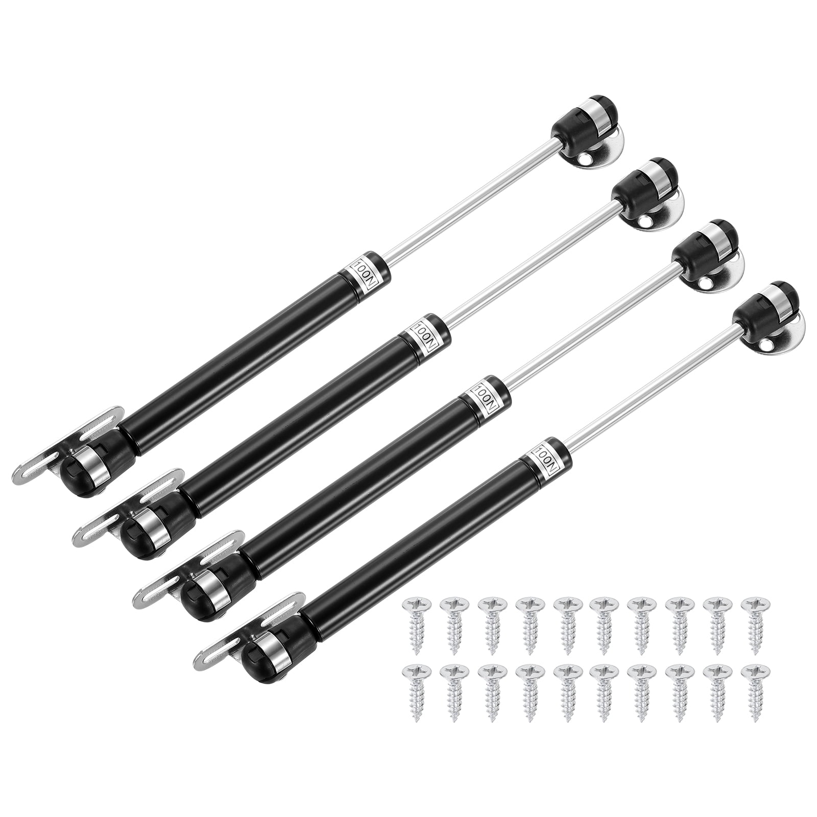 Uxcell 4Pcs Lid Support Hinges, 100N Gas Struts Lid Stay Hinges with ...
