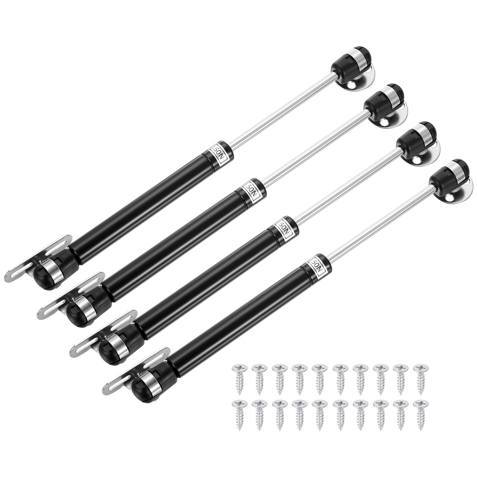 Uxcell 4Pcs Lid Support Hinges, 50N Gas Struts Lid Stay Hinges with ...