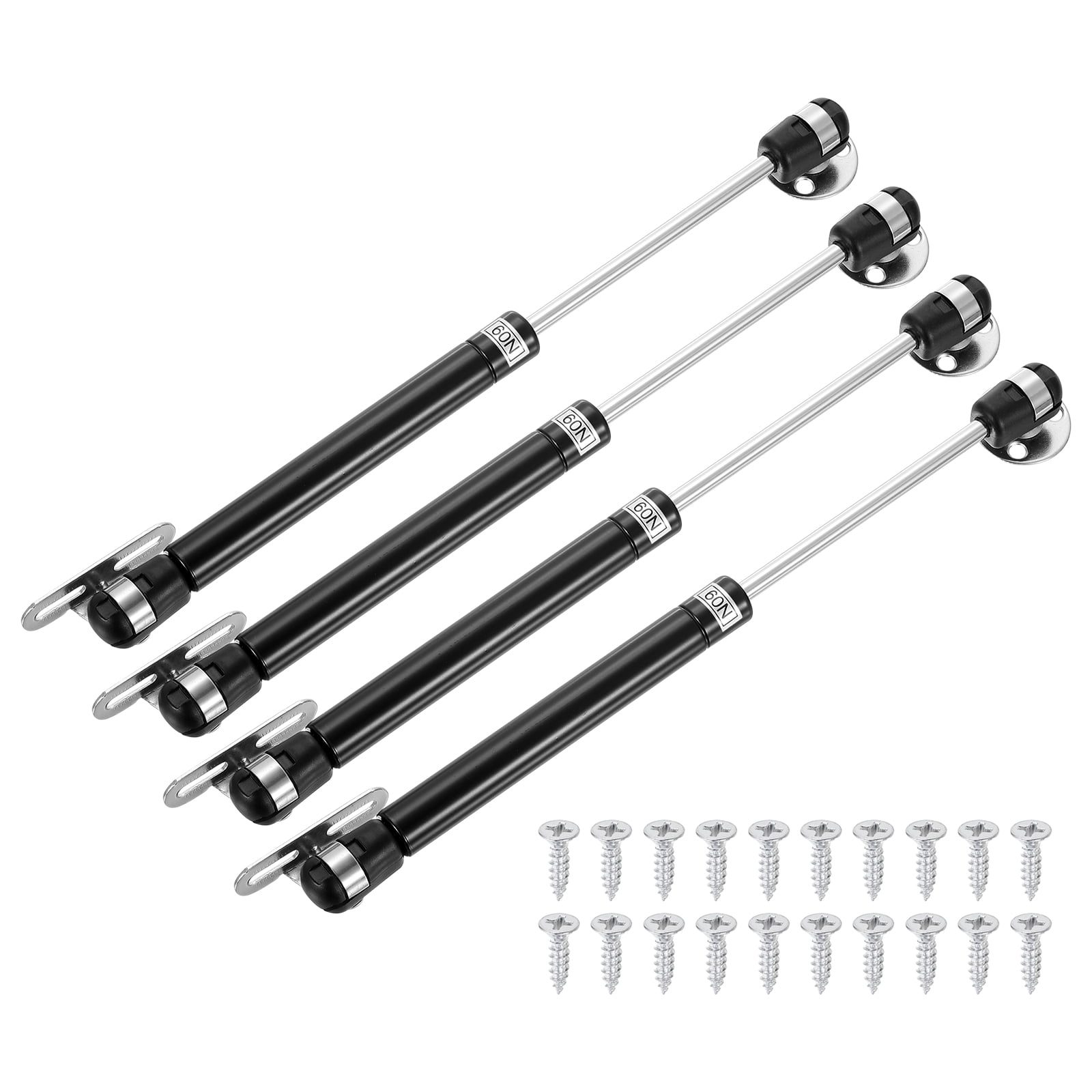 Uxcell 4Pcs Lid Support Hinges, 60N Gas Struts Lid Stay Hinges with ...