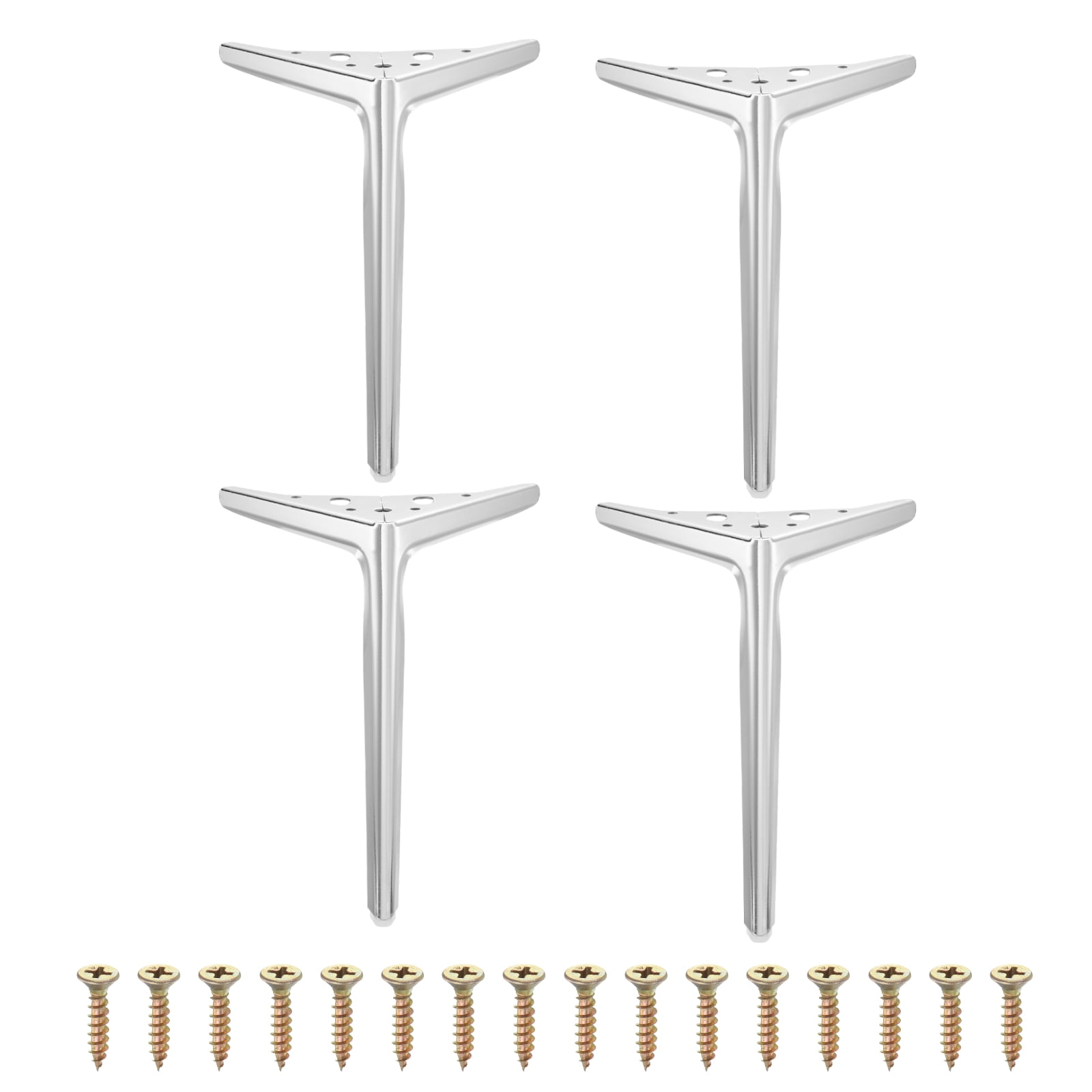 Uxcell 4Pcs Metal Furniture Legs, 10" Triangle Replacement Couch ...