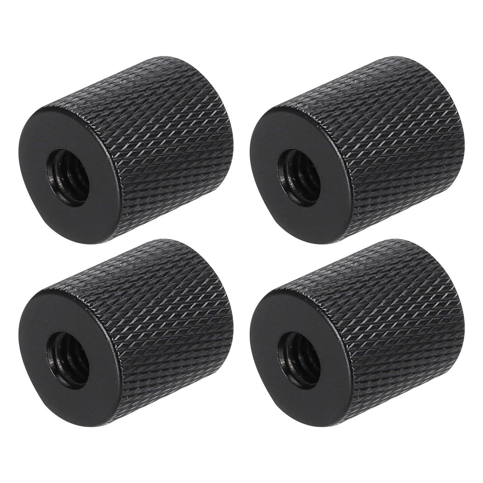 Uxcell 4Pcs Mic Stand Adapter 1/4 Female to 1/4 Female Thread Screw ...