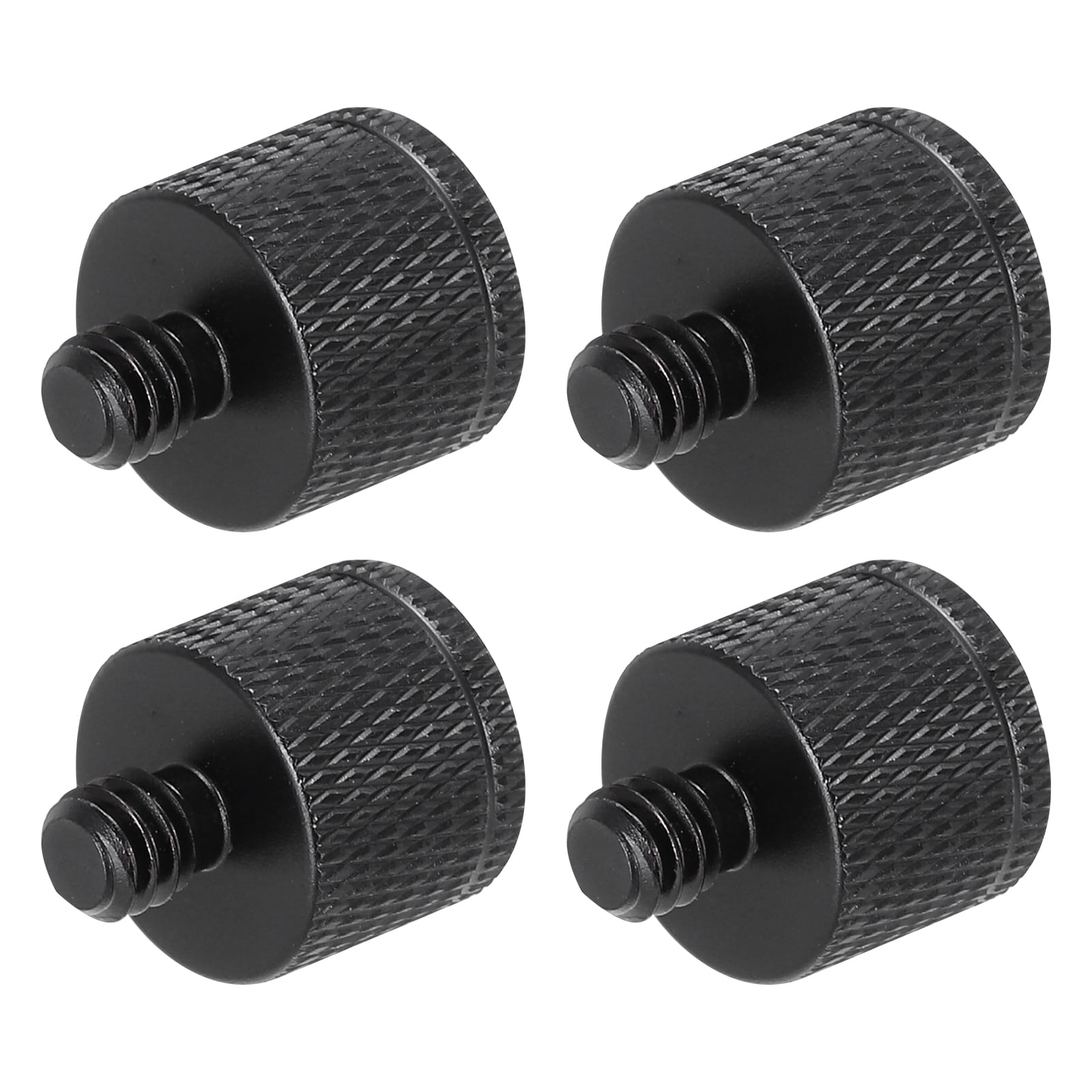 Uxcell 4Pcs Mic Stand Adapter 3/8 Female to M6 Male Thread Screw ...