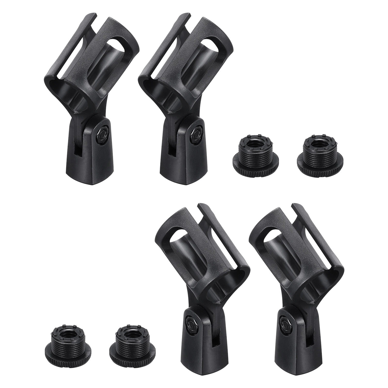 Uxcell 4Pcs Microphone Clip Adjustable Mic Holder Flexible Wireless Mic ...