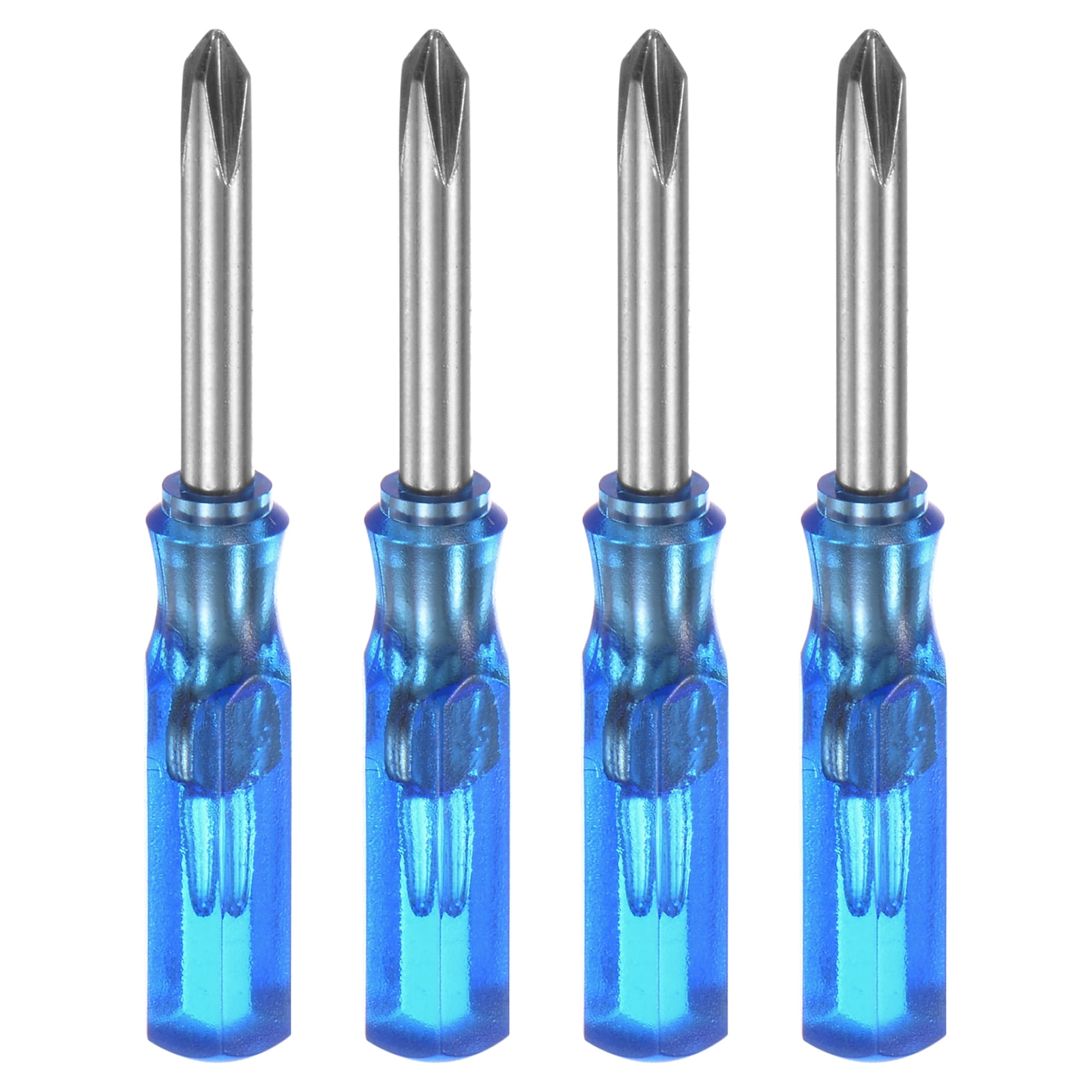 Uxcell 4Pcs PH1 Mini Phillips Screwdriver 3mm Magnetic Cross Head 45mm ...
