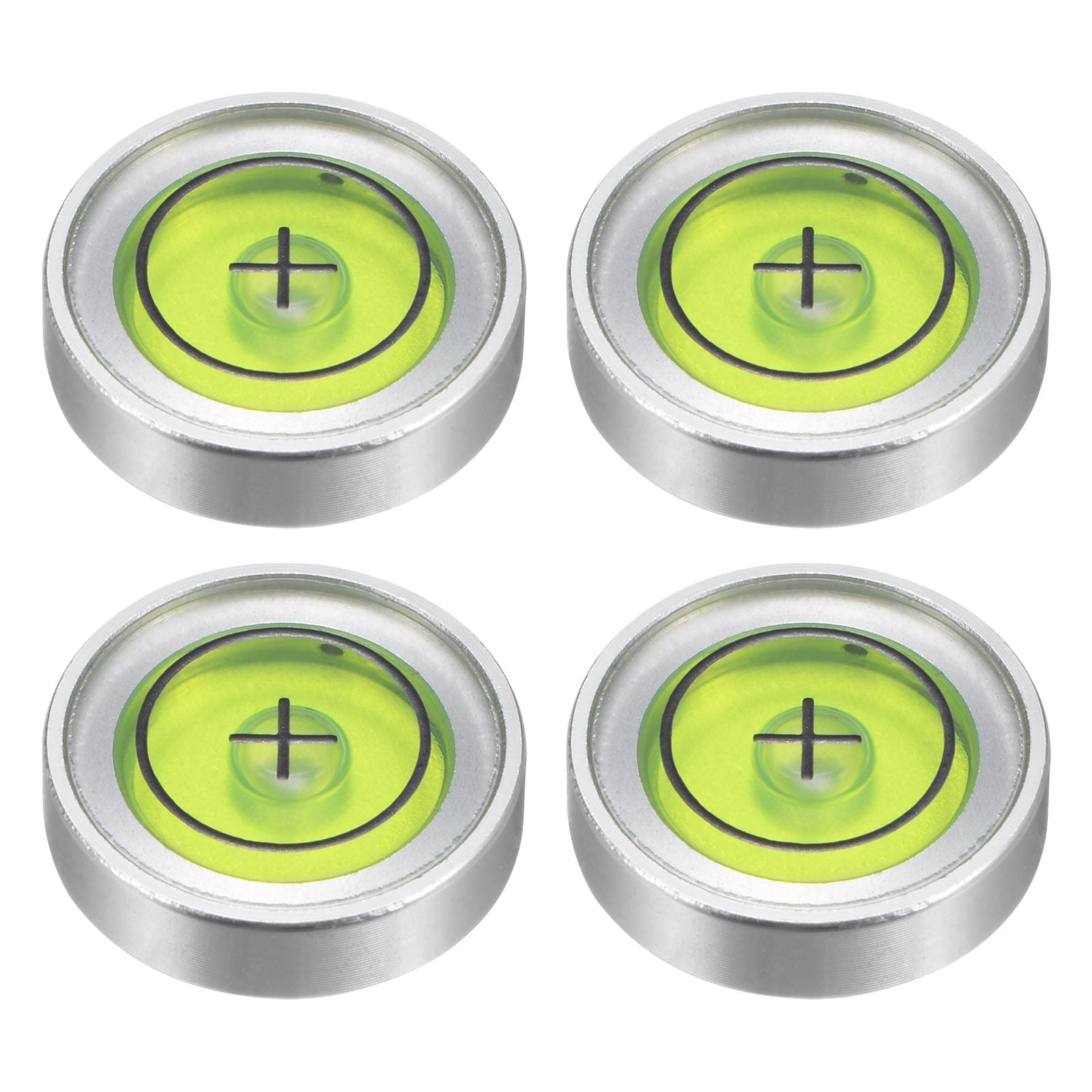 Uxcell 4Pcs Round Bubble Level 14.5x3.8mm Mini Circular Bullseye Spirit ...