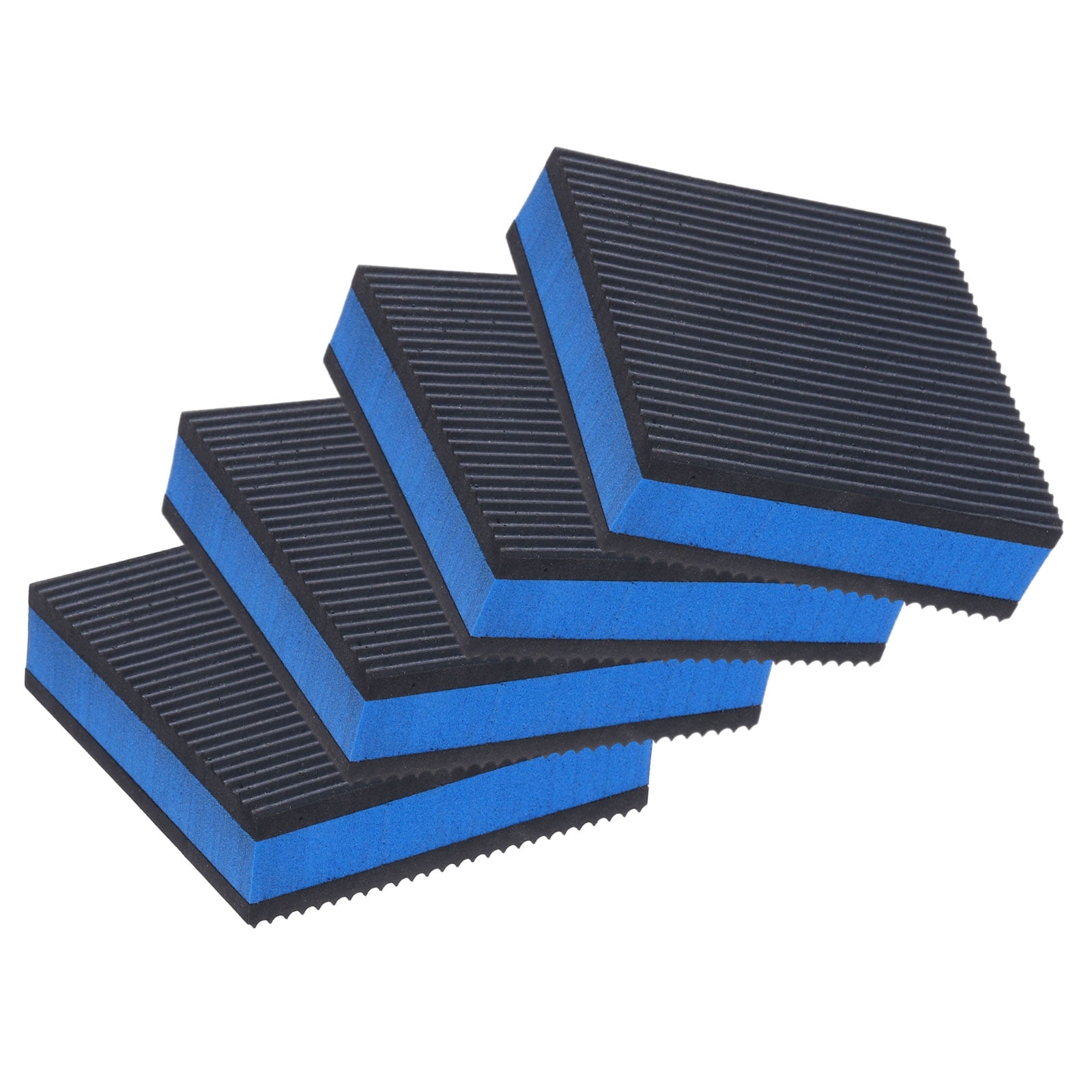 Uxcell 4Pcs Rubber Anti Vibration Pads, 3 x 3 x 7/8 inch Heavy EVA ...