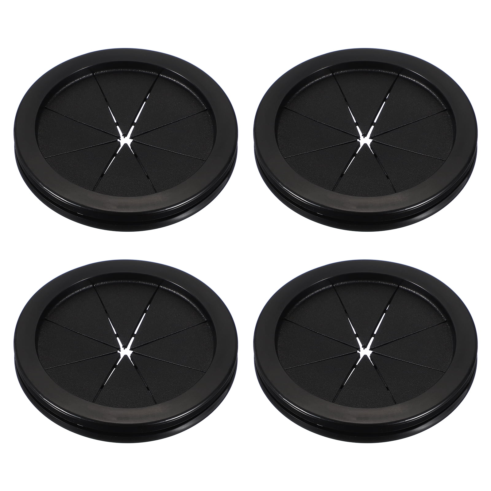 Uxcell 4Pcs Rubber Plug Hole Grommet Kit, 3.5" Firewall Closed Hole ...