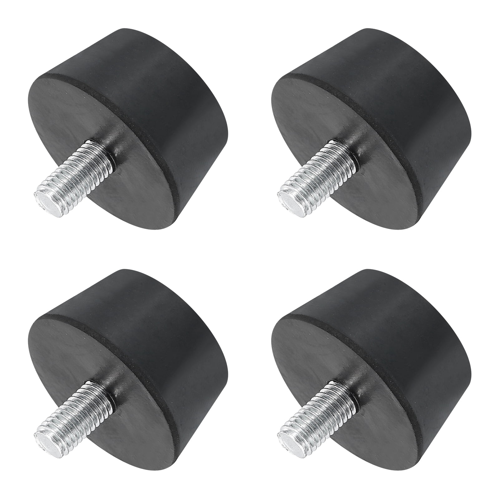 Uxcell 4Pcs Rubber Shock Absorber Mounts, Vibration Isolators with M8 x ...