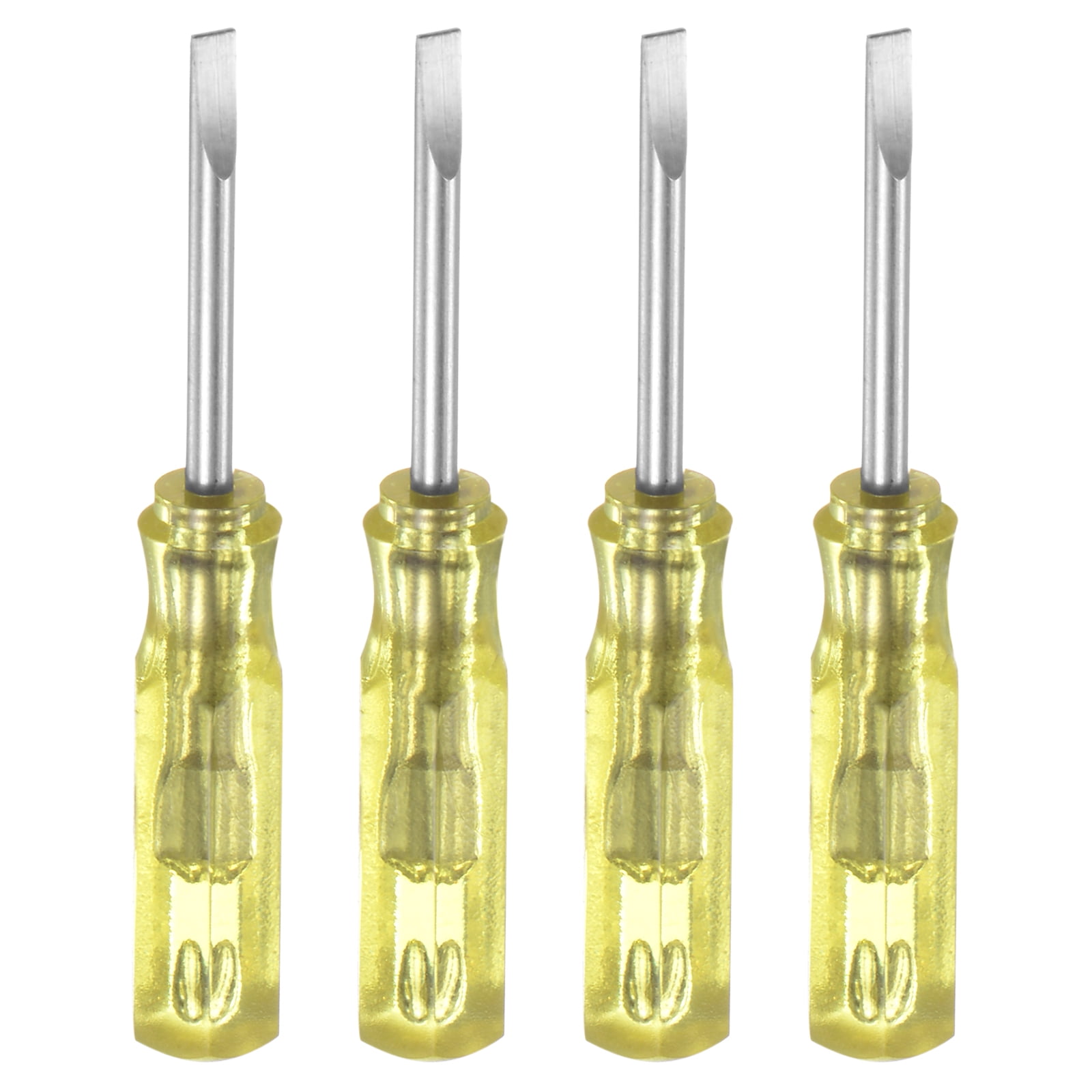Uxcell 4Pcs SL2.0 Mini Slotted Screwdriver 2mm Magnetic Flat Head 45mm ...