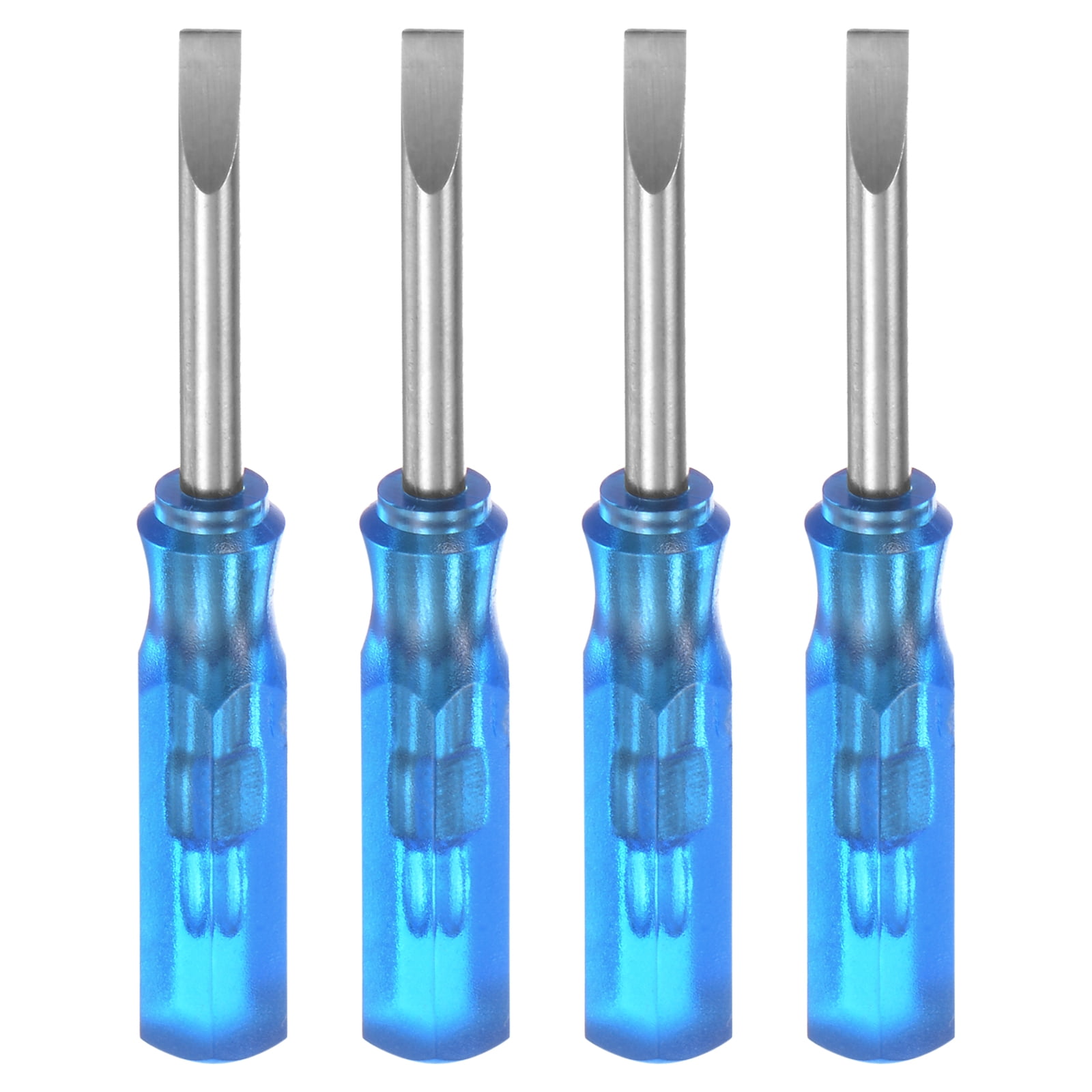 Uxcell 4Pcs SL2.5 Mini Slotted Screwdriver 2.5mm Magnetic Flat Head ...
