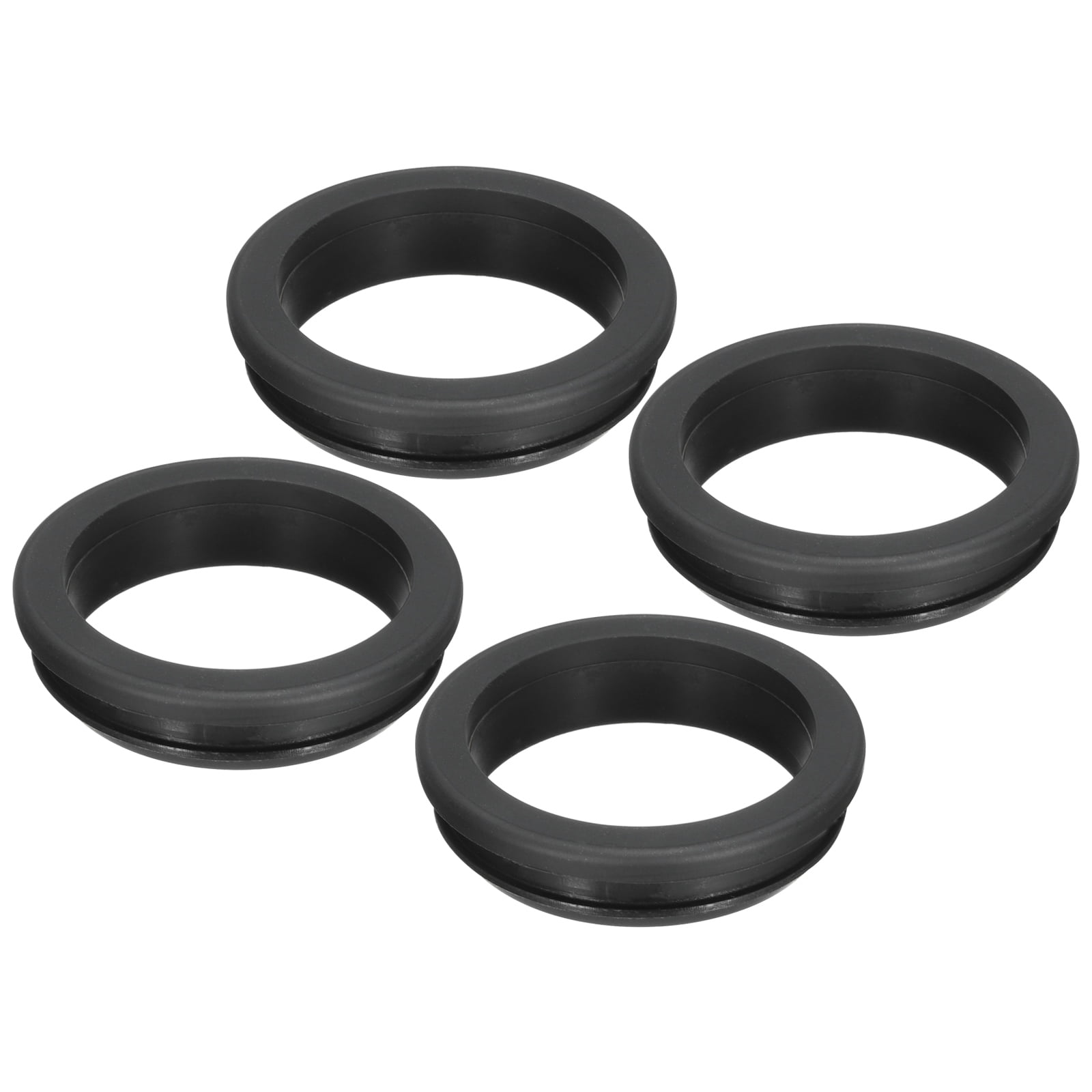 Uxcell 4Pcs Snap Rubber Grommet Plug Mount Dia 46.6mm ID 40.5mm Seal ...
