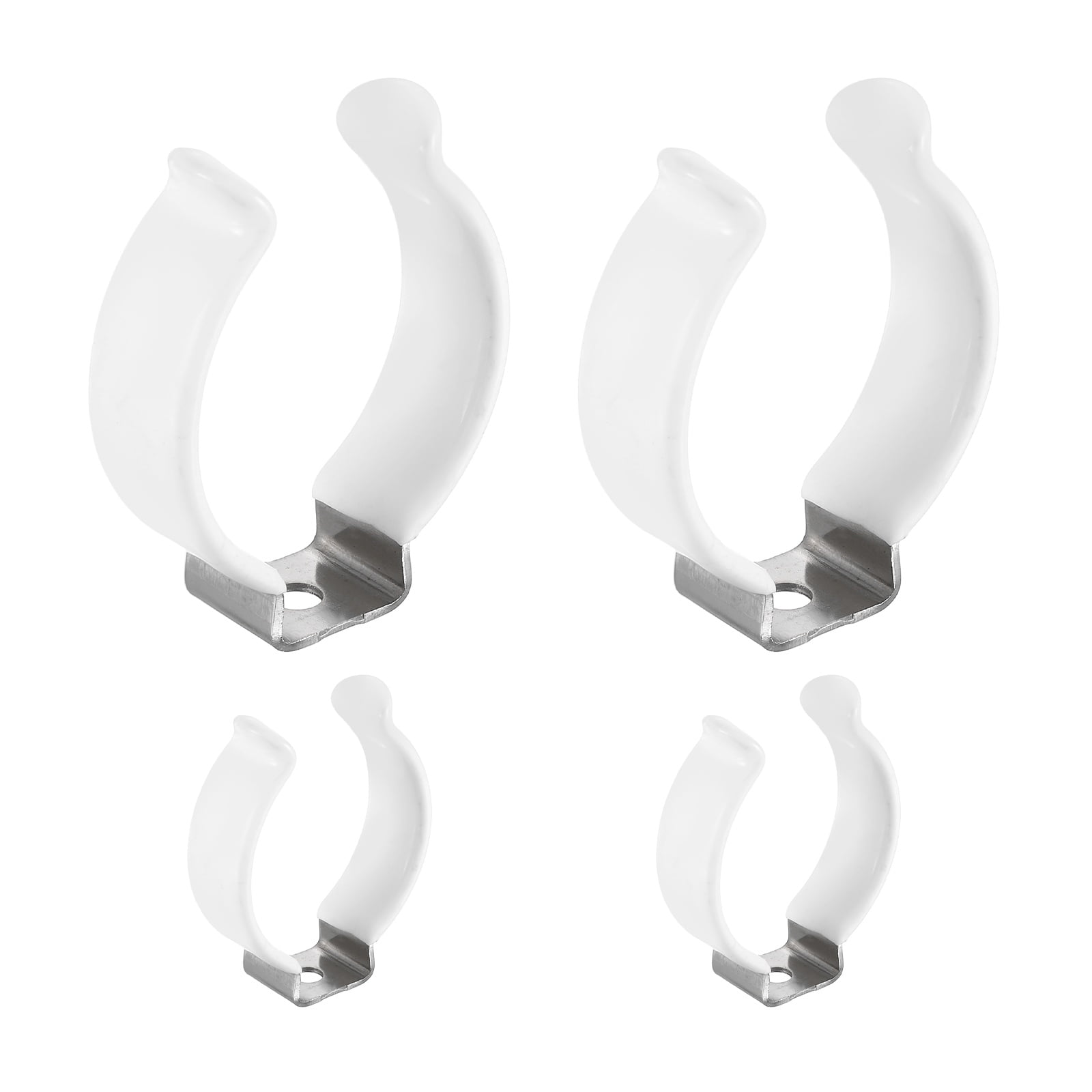 Uxcell 4Pcs T12 U Clips Holder Bracket, 304 Stainless Steel LED ...