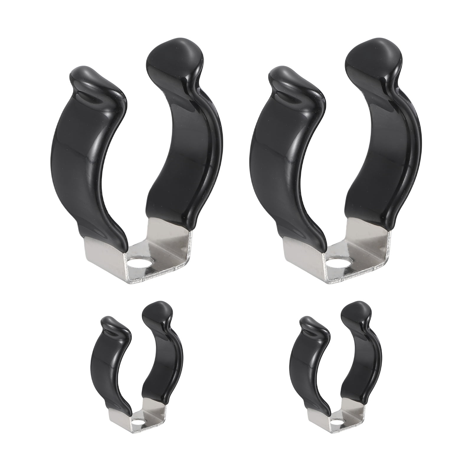 Uxcell 4Pcs T8 U Clips Holder Bracket, 304 Stainless Steel LED ...