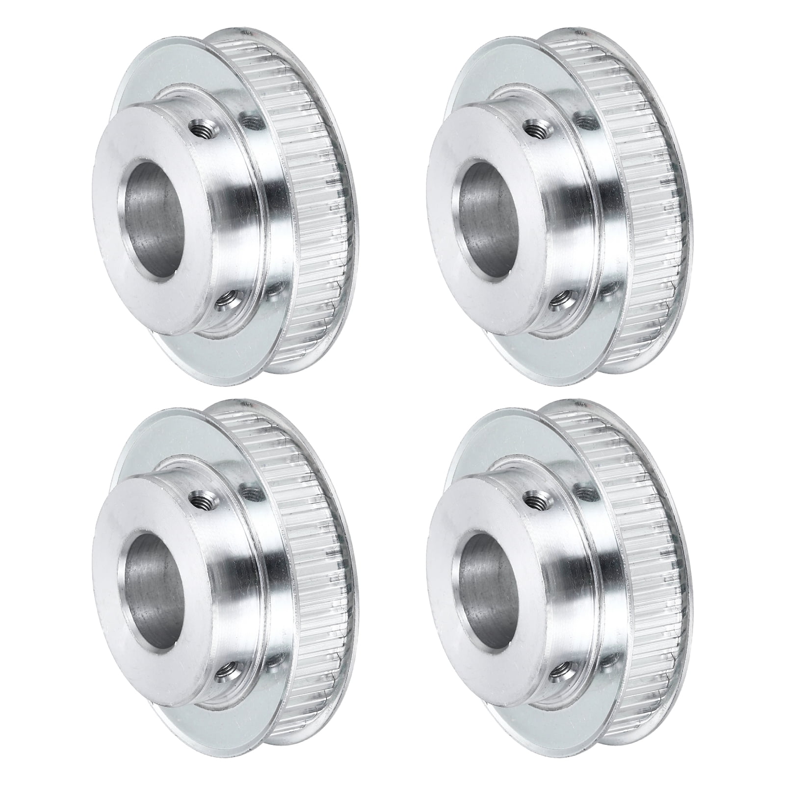 Uxcell 4Pcs Timing Belt Pulley Aluminum Idler Pulley XL40 Teeth 13/16 ...