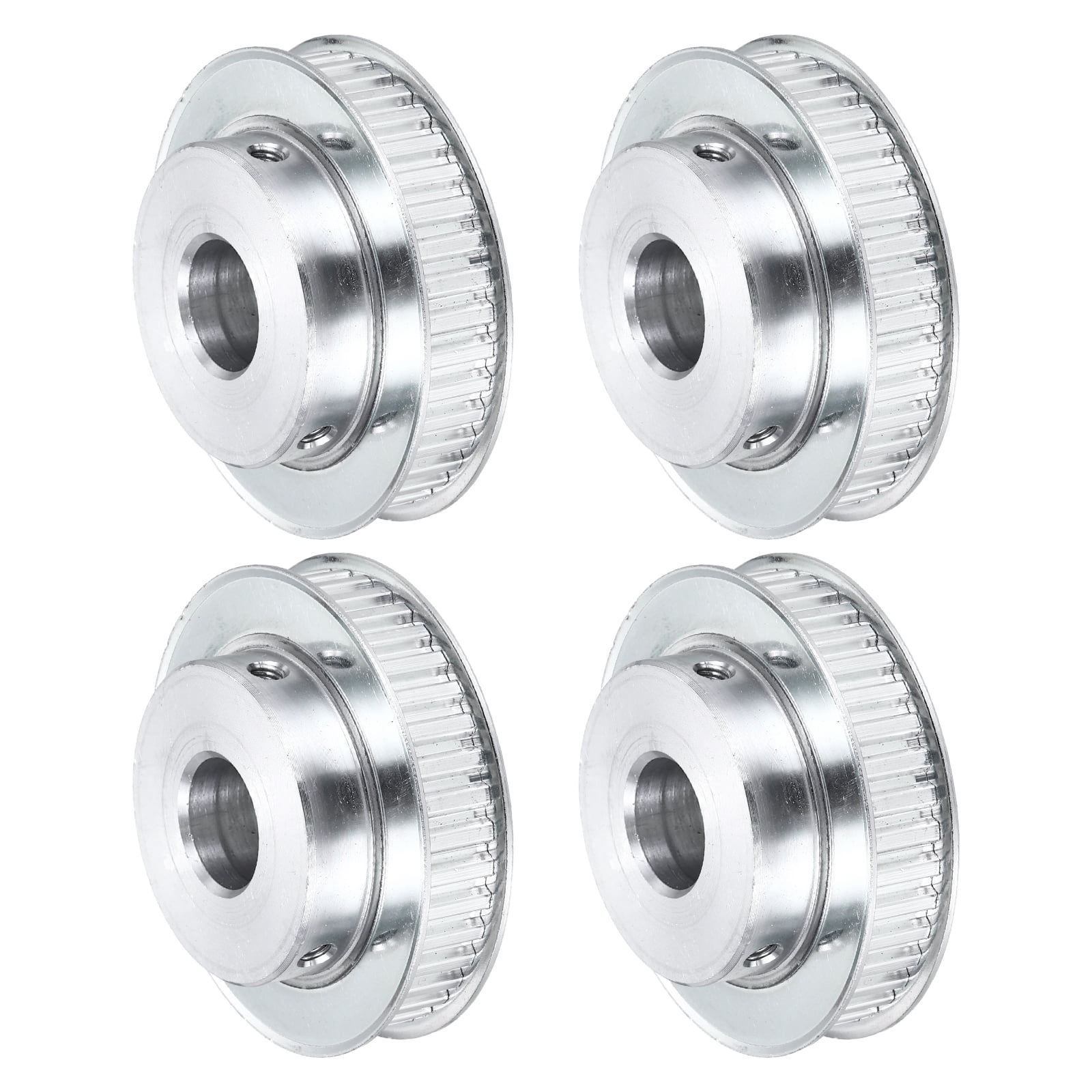 Uxcell 4Pcs Timing Belt Pulley Aluminum Idler Pulley XL40 Teeth 5/8 ...