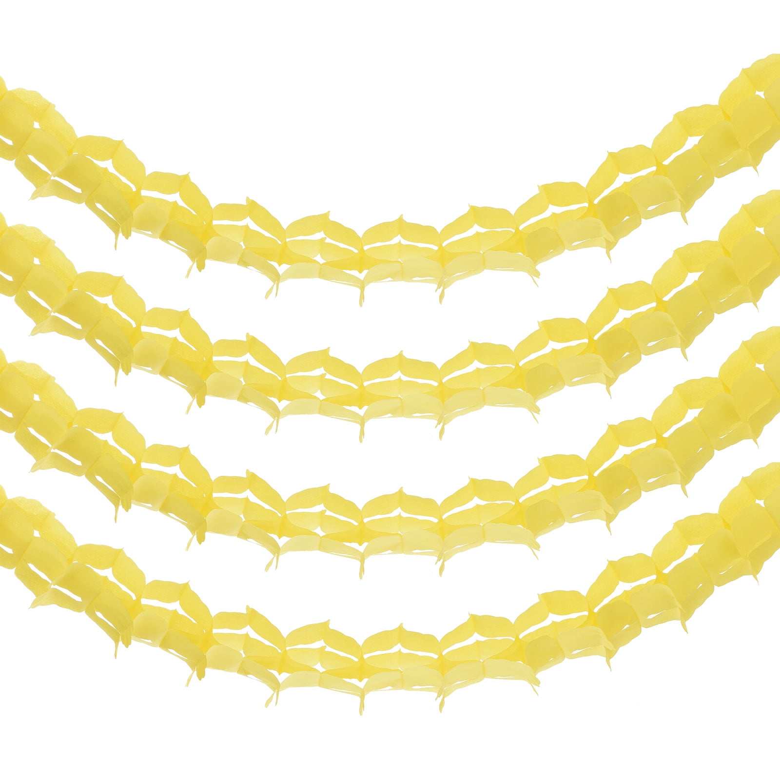 Uxcell 4Pcs Total 40Ft Four-Leaf Tissue Paper Garland Hanging Streamers ...