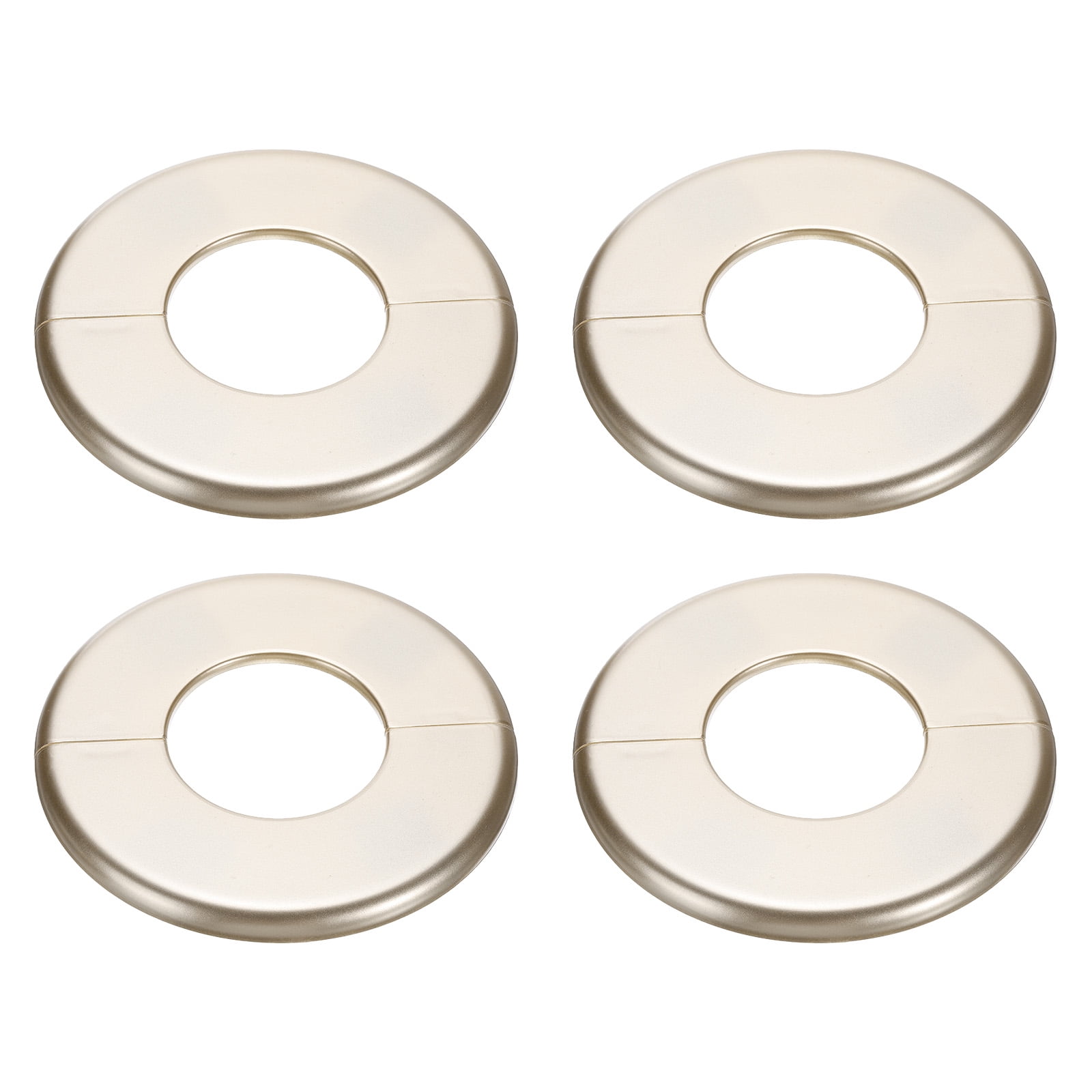 Uxcell 4Pcs Wall Split Flange ABS Round Escutcheon Plate Design for 2 ...