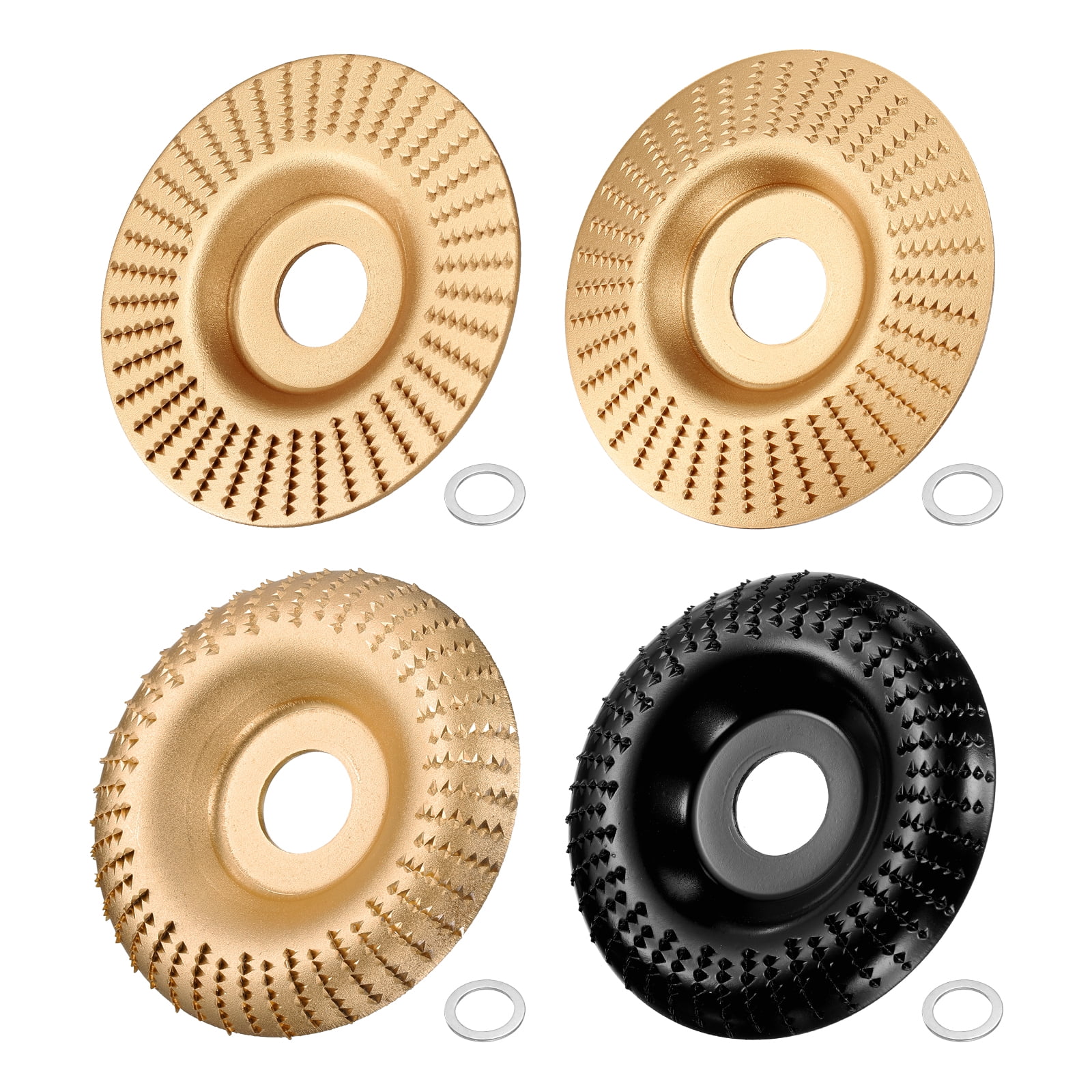 Uxcell 4Pcs Wood Carving Disk Set Shaping Carving Sanding Cutting ...