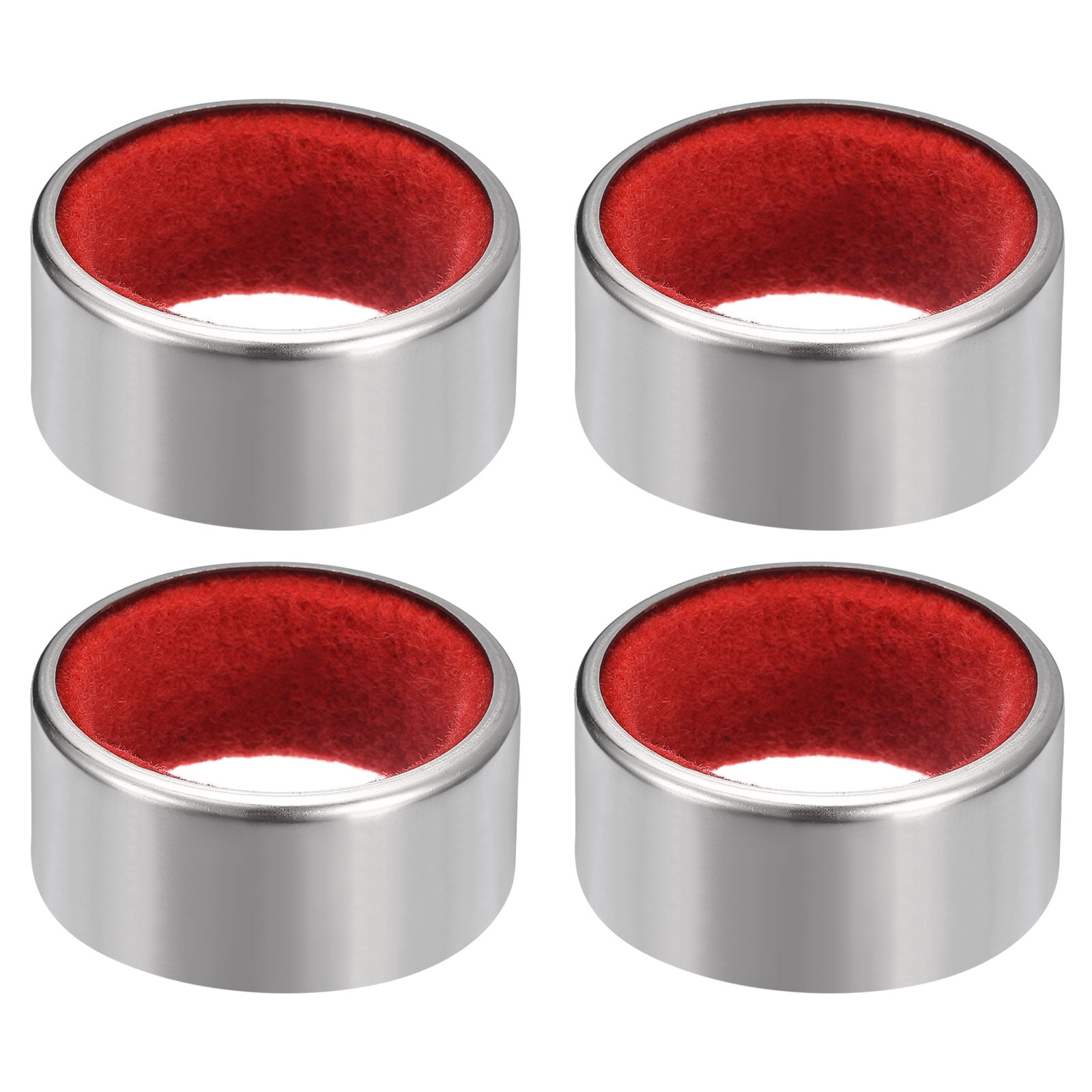 Uxcell 4Ps Wine Bottle Collars, Stainless Steel Wine Drip Ring, Leak ...