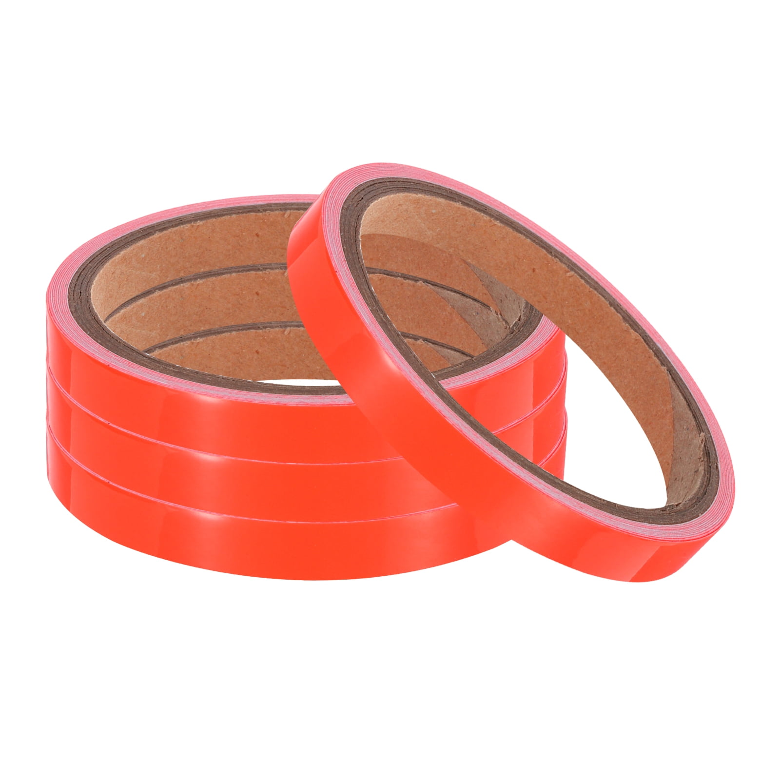 Uxcell 4Rolls 0.4inch x 9.8feet Glow in the Dark Tape PET Fluorescent ...
