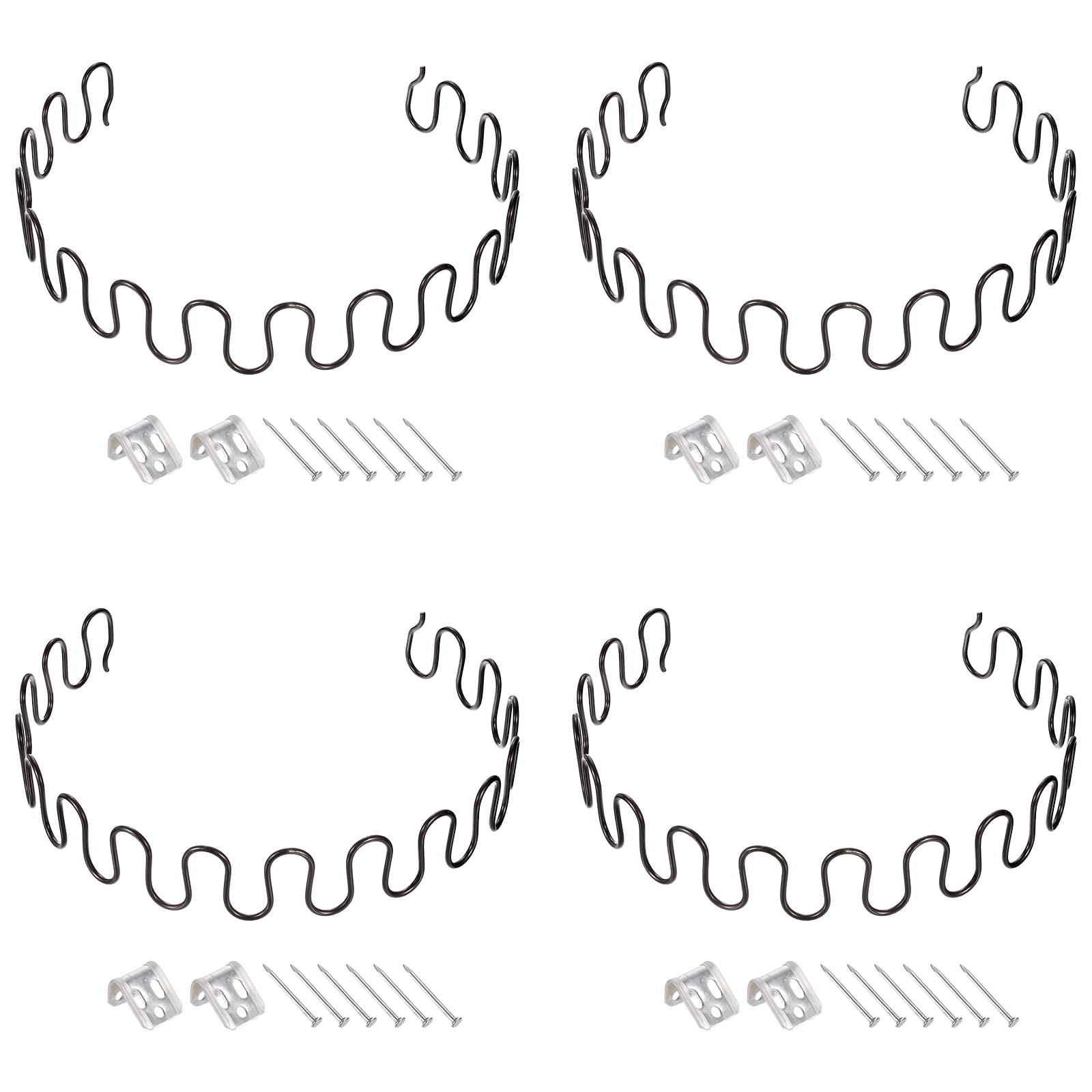 Uxcell 4Sets Upholstery Spring Replacement Kits, 27.56" Sagging ...