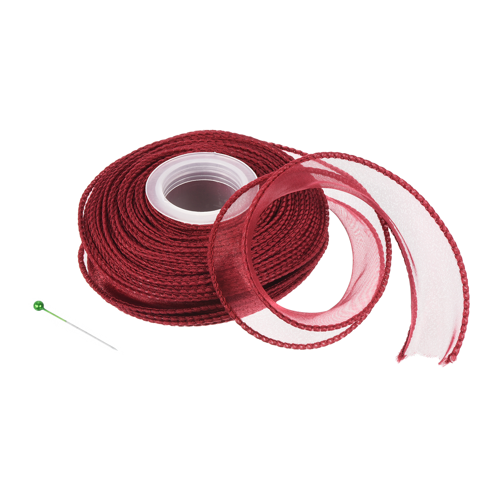 Uxcell 4cm 10 Yard Sheer Organza Ribbon Chiffon Fabric Gift Wrapping ...