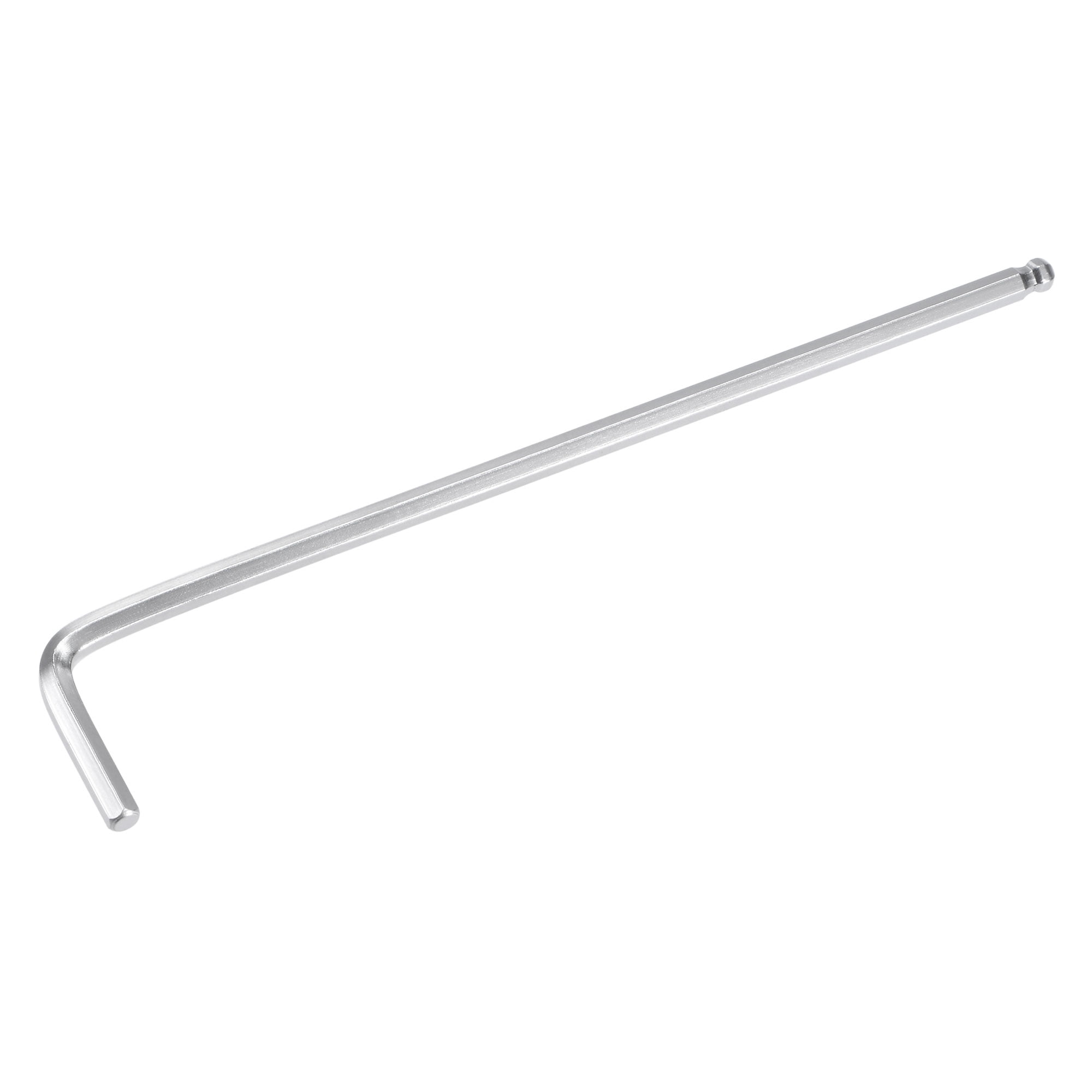 Uxcell 4mm Ball End Hex Wrench, L Shaped Long Arm CR-V Repairing Tool ...
