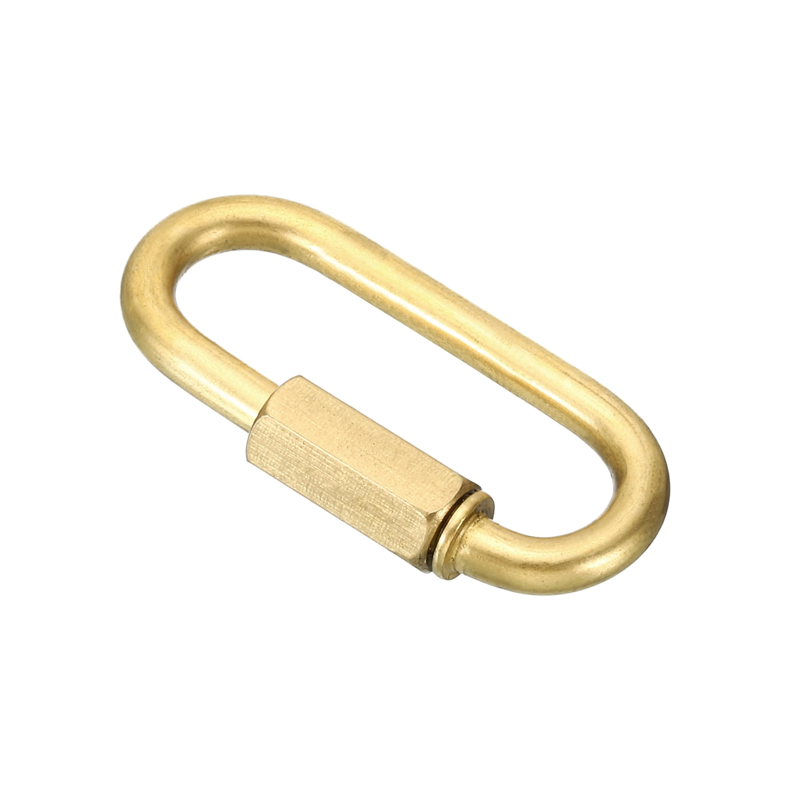 Uxcell 4mm Copper Chain Quick Links, Screw Locking Chain Connector for ...