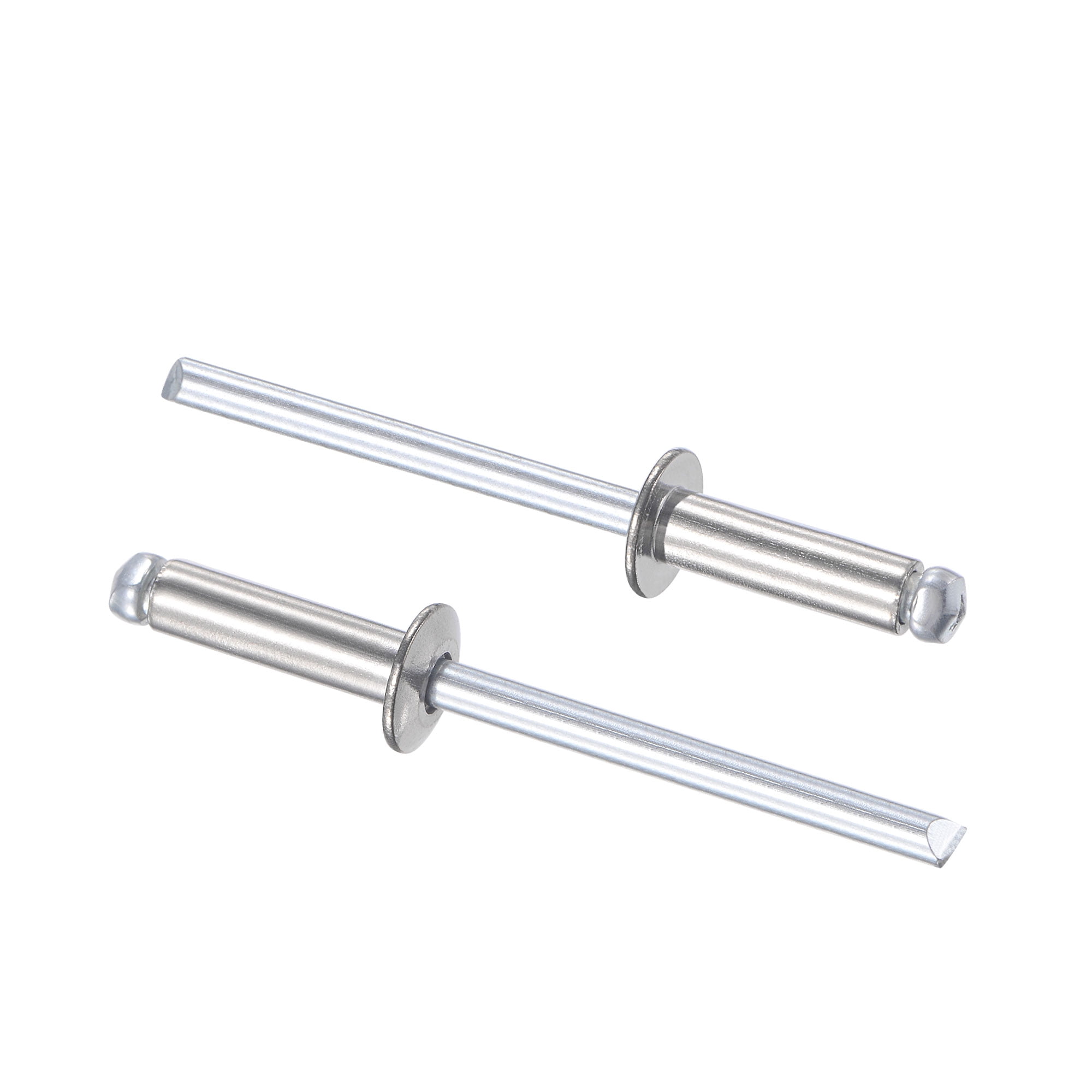 Uxcell 4mm Diameter 13mm Grip Length Silver Tone 304 Stainless Steel ...
