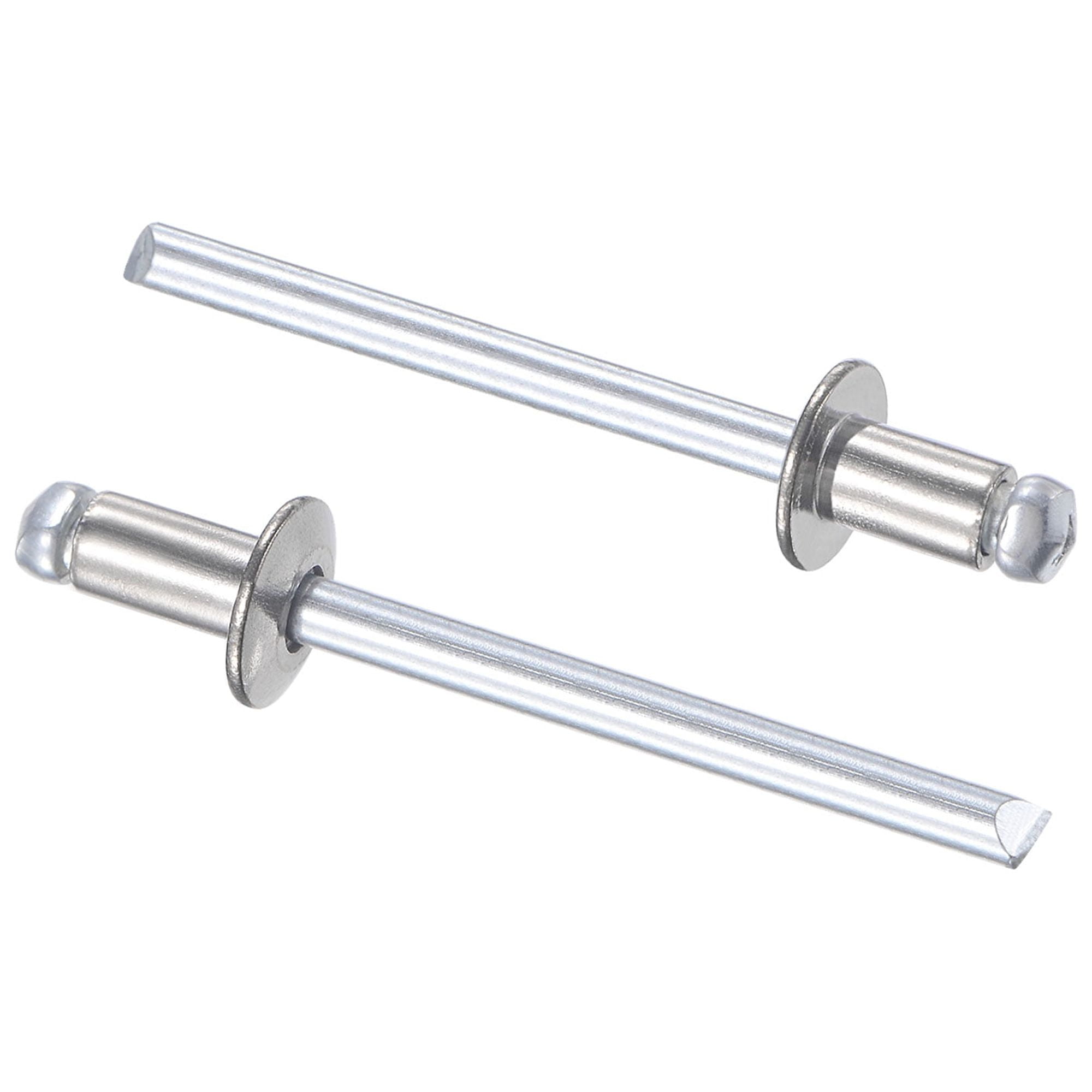 Uxcell 4mm Diameter 6mm Length 304 Stainless Steel Blind Rivets 50 Pack ...