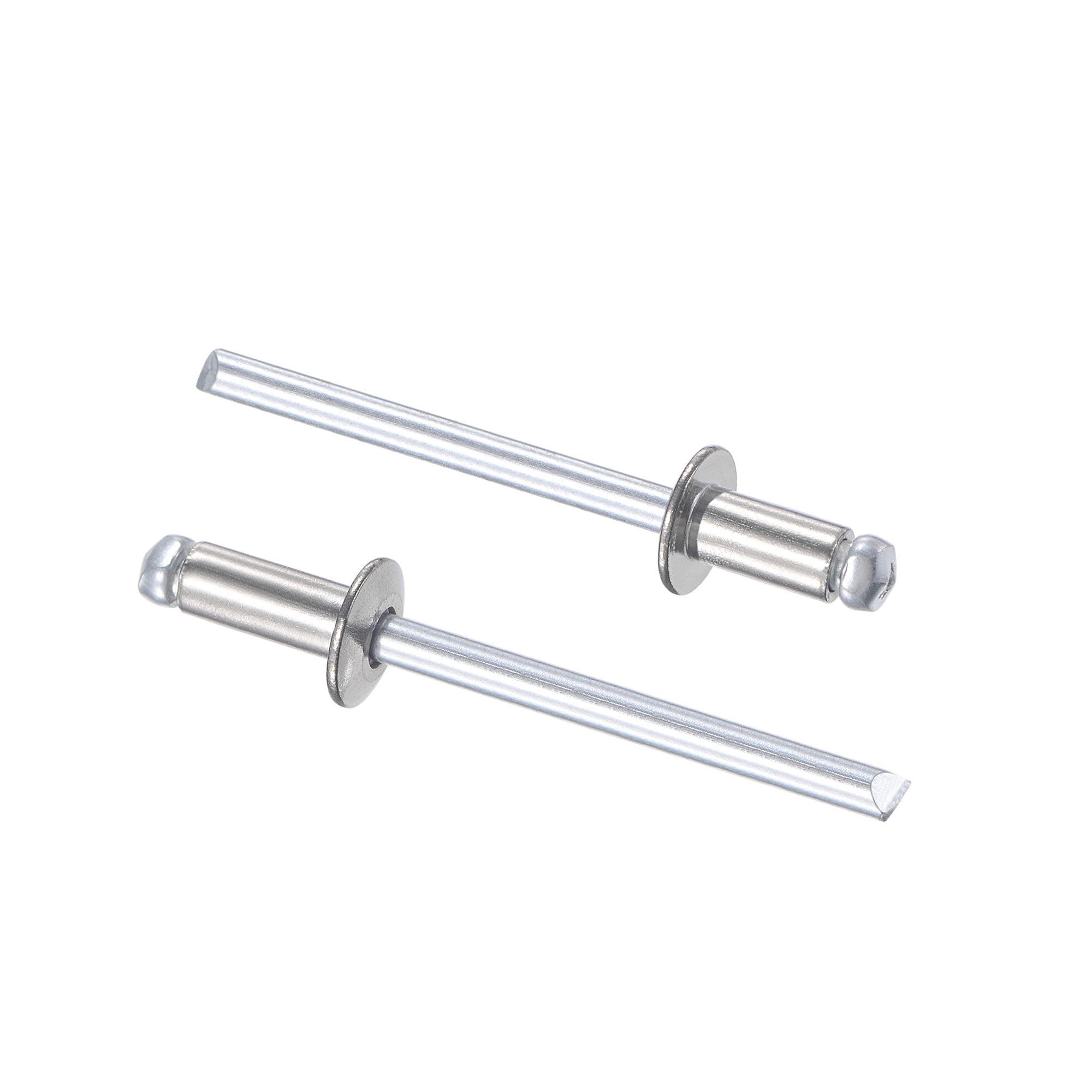 Uxcell 4mm Diameter 8mm Length 304 Stainless Steel Blind Rivets 100 ...
