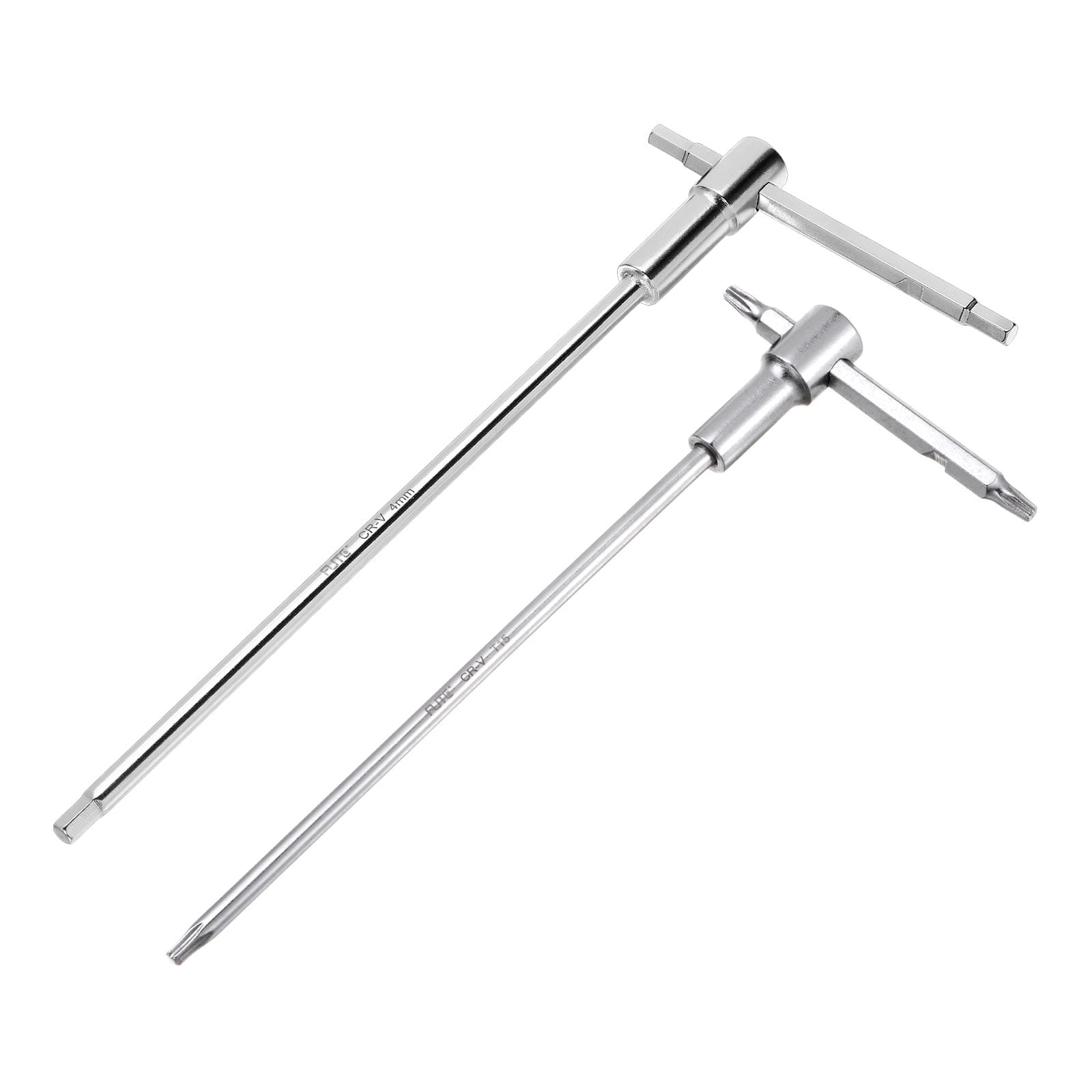 Uxcell 4mm T15 Sliding T-Handle Hex Key Wrench for Fast-Spinning, CR-V ...