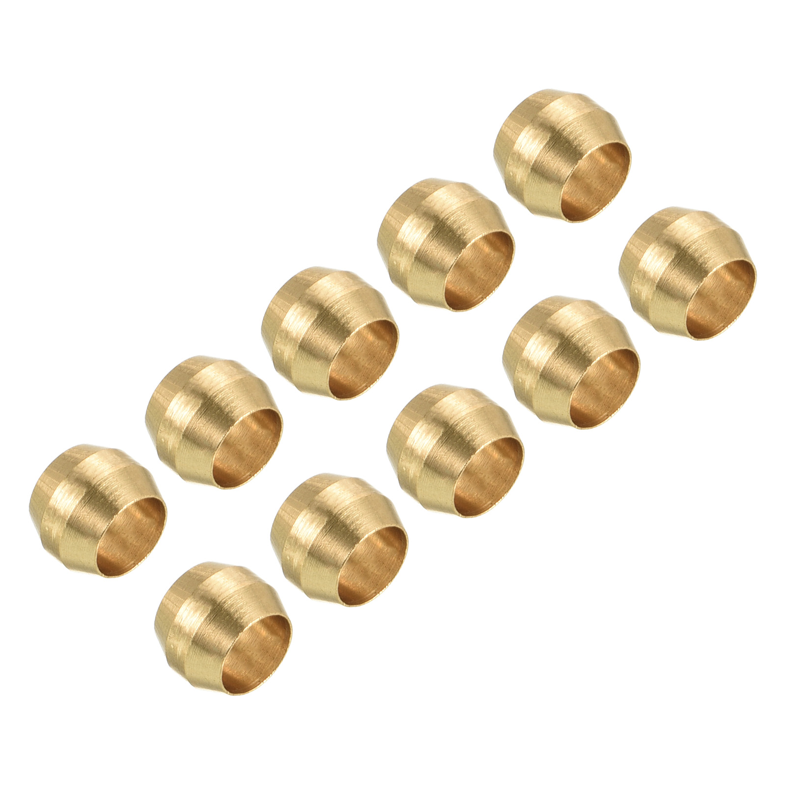 Uxcell 4mm Tube Brass Compression Sleeve Ferrules 10 Pack - Walmart.com