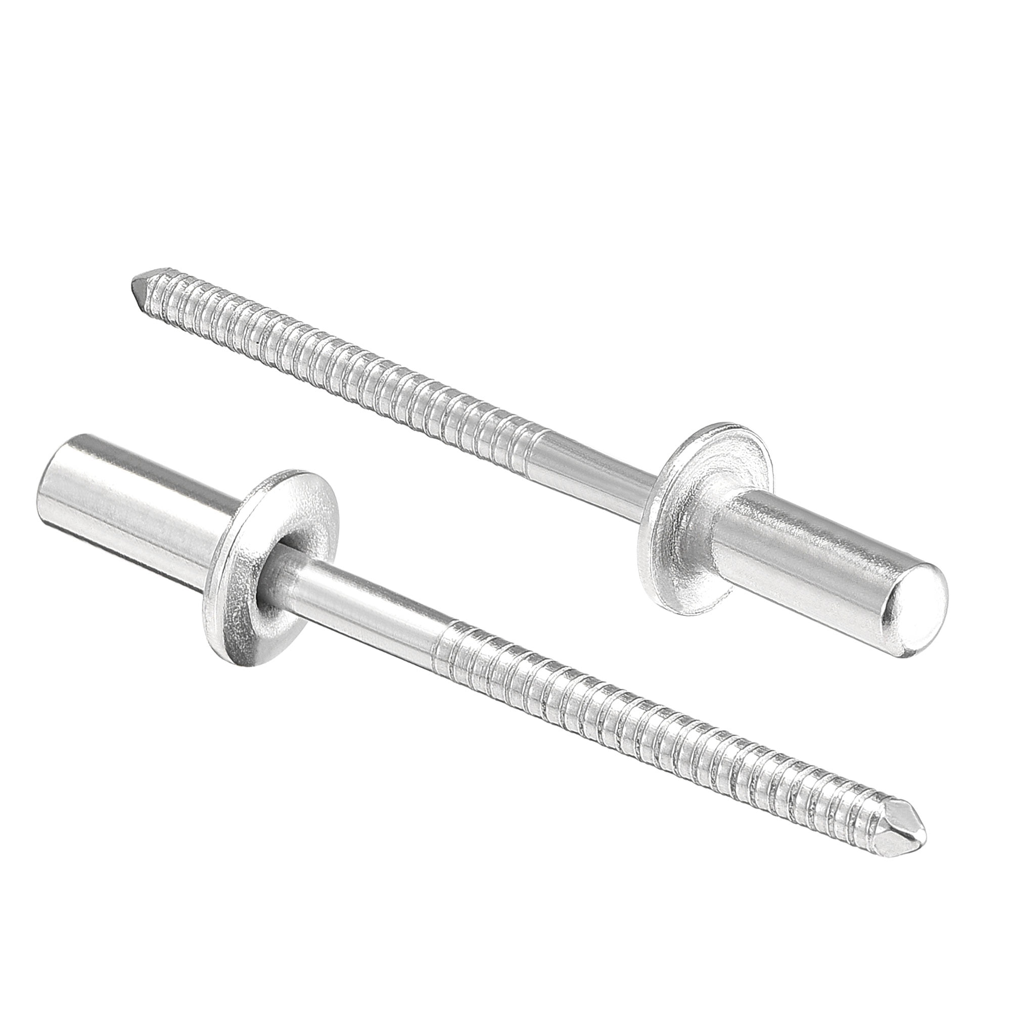 Uxcell 4mm x 11mm 304 Stainless Steel Blind Rivets 25 Pack - Walmart.com
