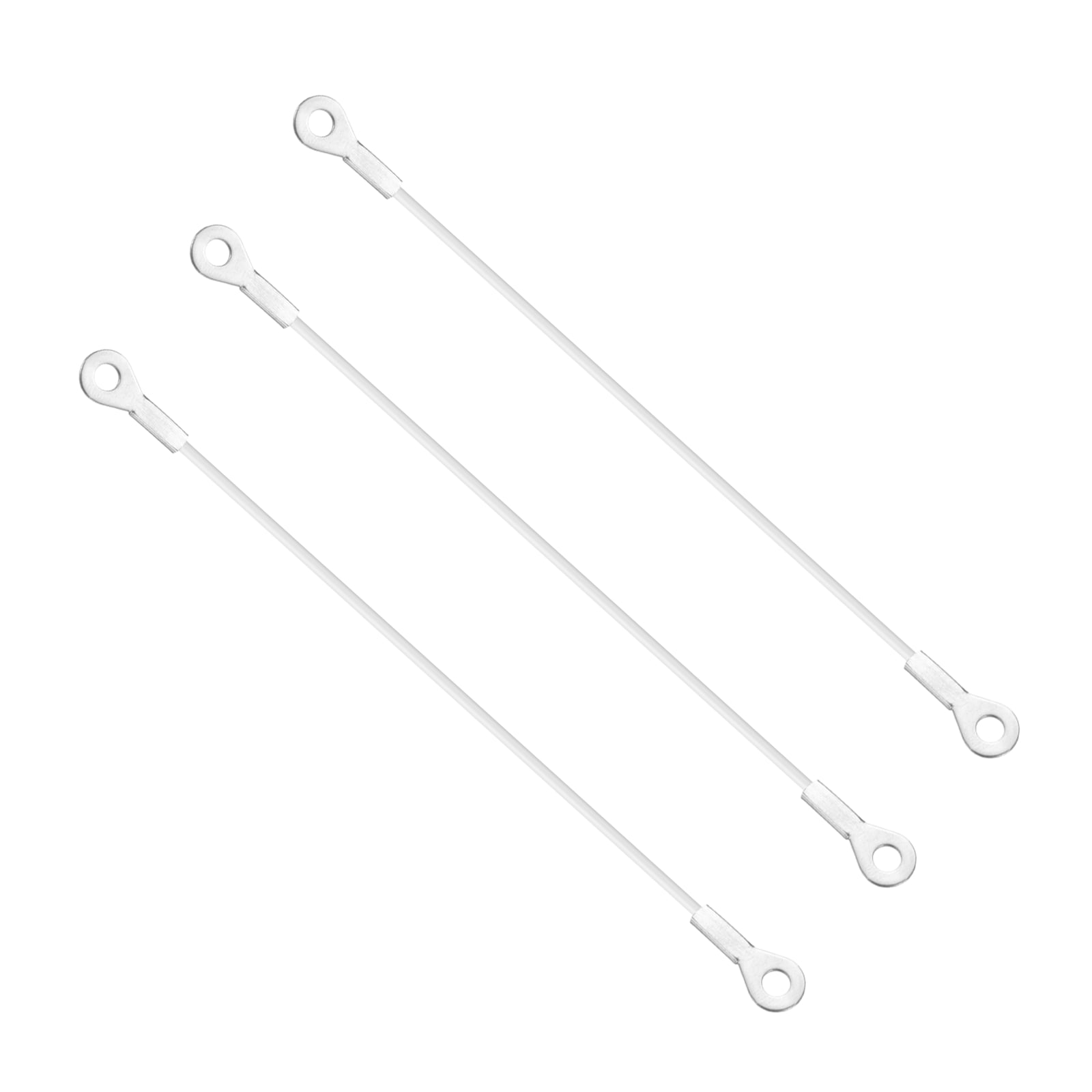 Uxcell 4mm x 30cm Lanyard Cable, 3 PCS 304 Stainless Steel Cable ...