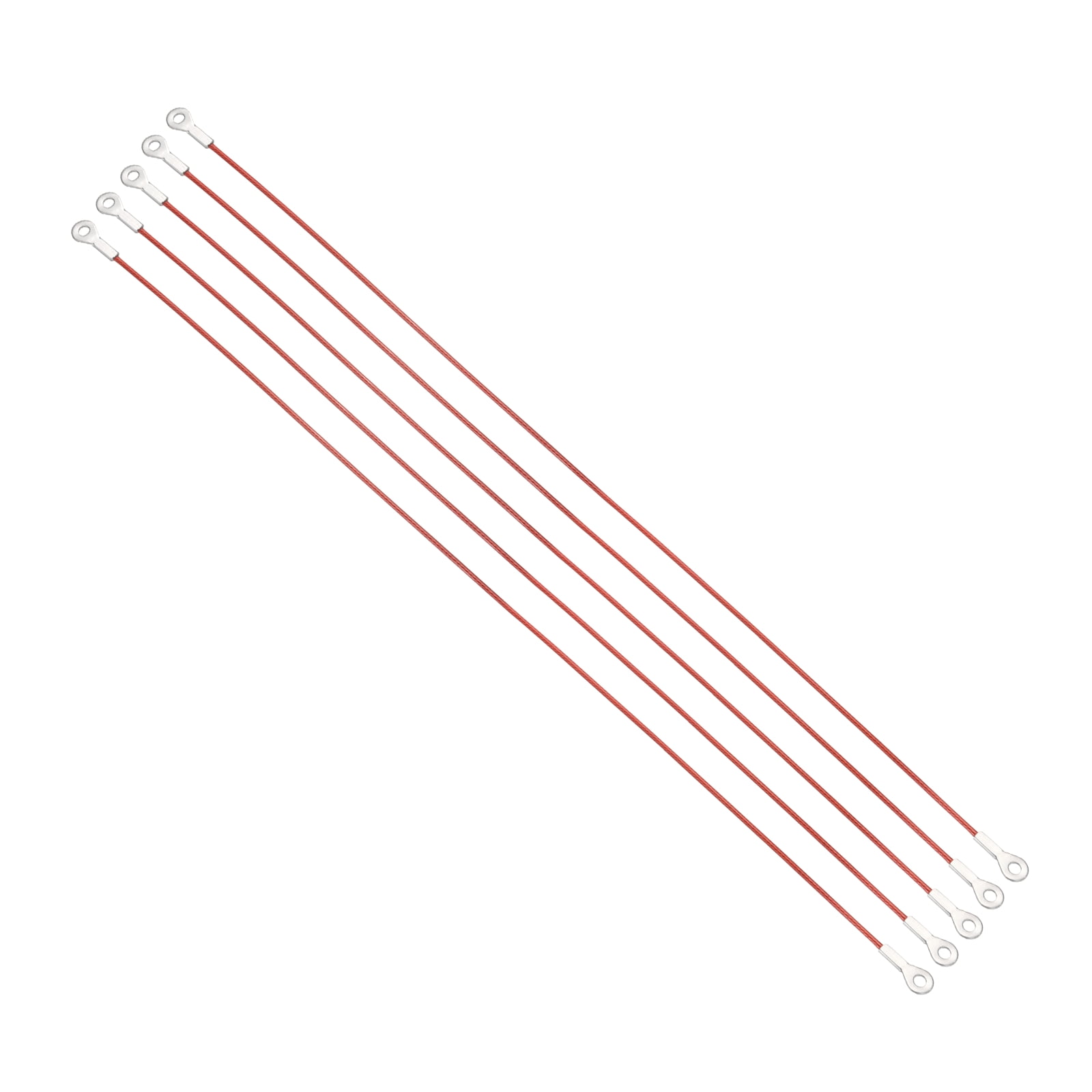 Uxcell 4mm x 80cm Lanyard Cable, 5 PCS 304 Stainless Steel Cable ...