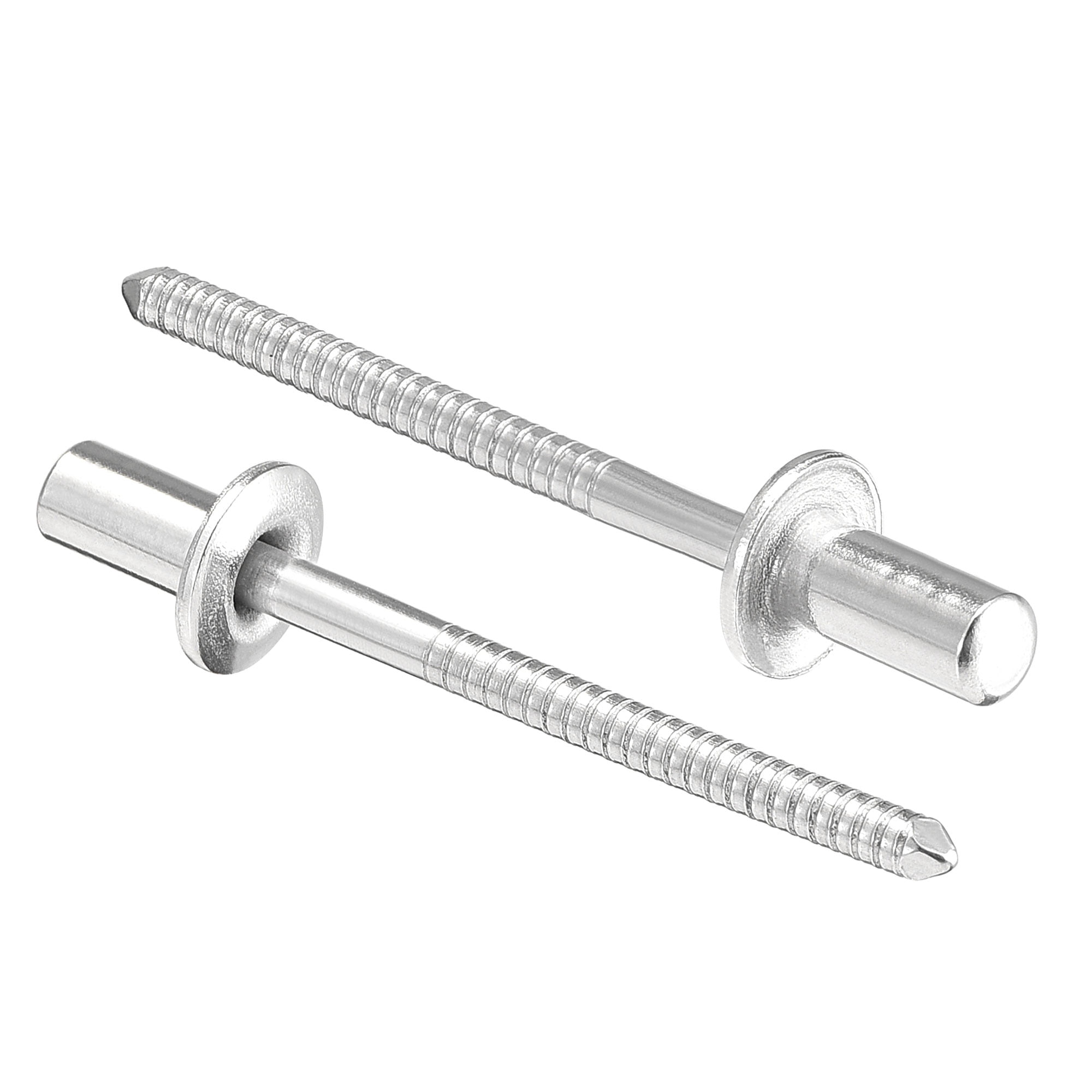 Uxcell 4mm x 9mm 304 Stainless Steel Blind Rivets 50 Pack - Walmart.com