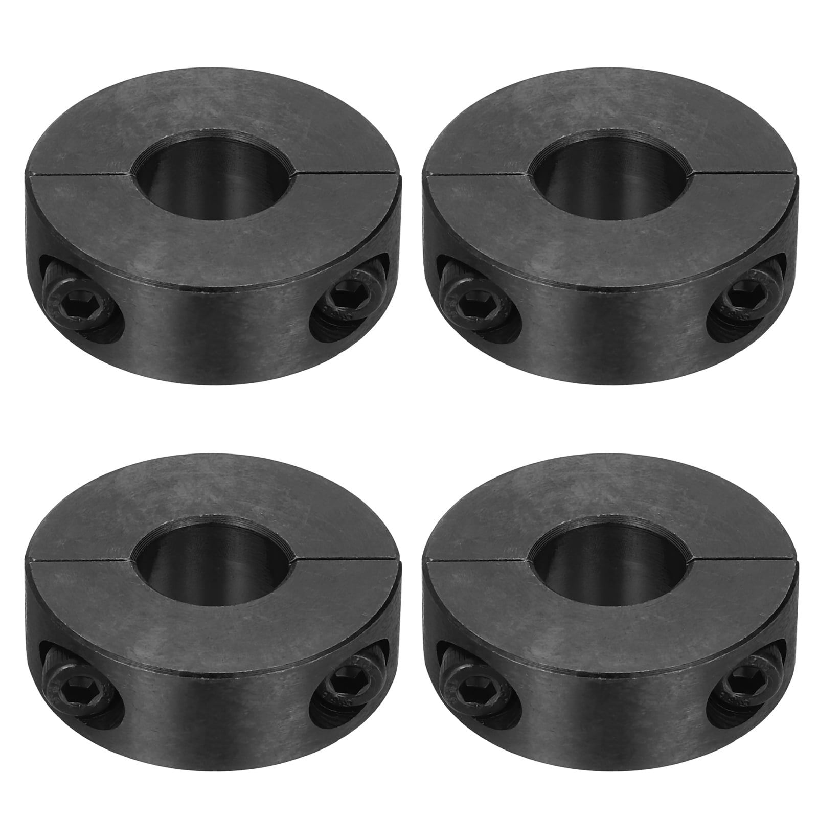 Uxcell 4pack Double Split Shaft Collars 14mm Bore, Two-Piece Clamping ...